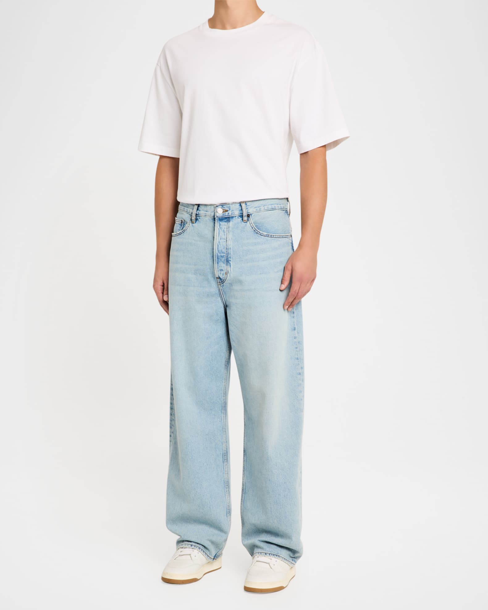 FRAME x Ritz Paris x Ritz Paris Men's Baggy Jeans | Neiman Marcus