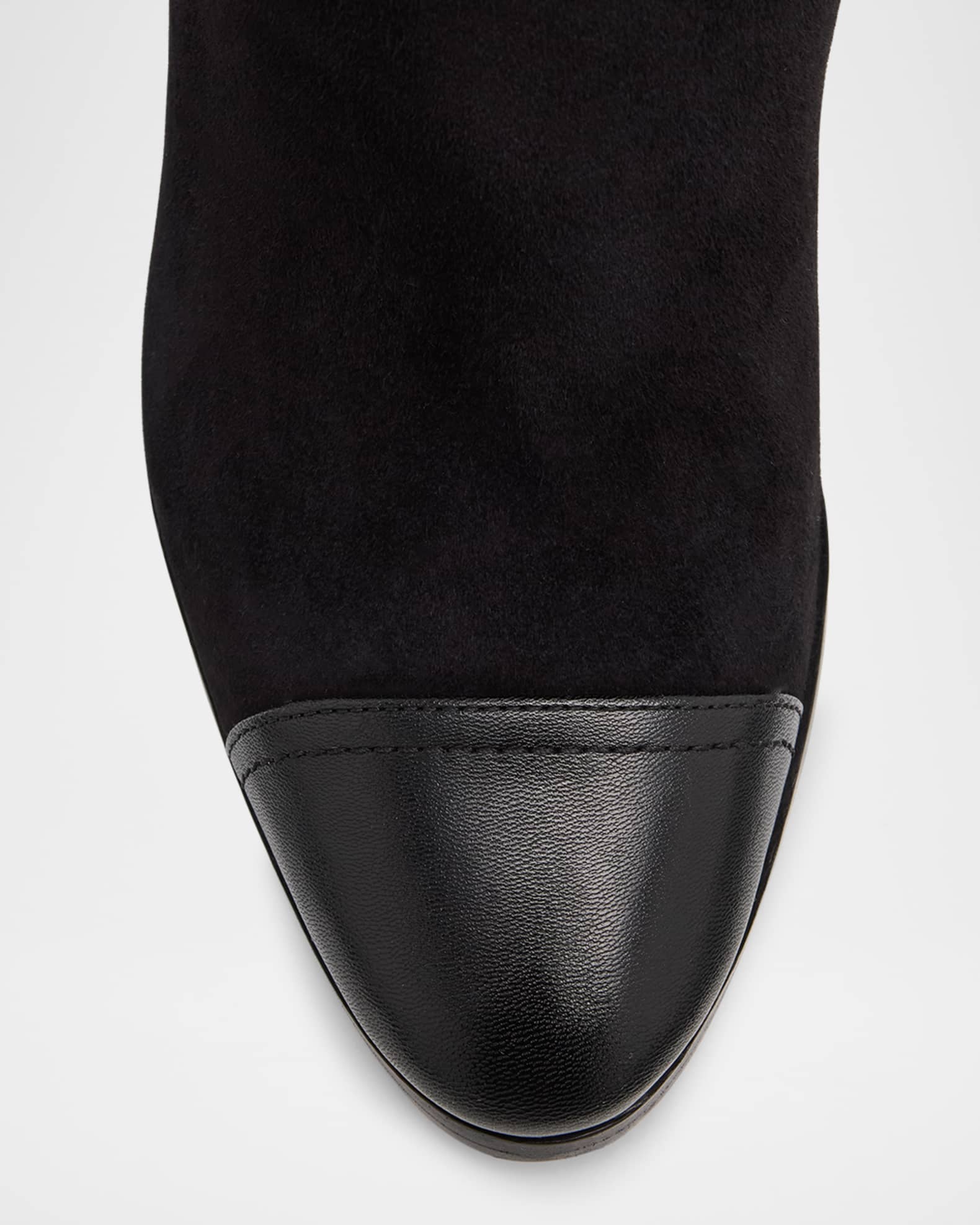 Veronica Beard Conrad Suede Over-The-Knee Boots | Neiman Marcus
