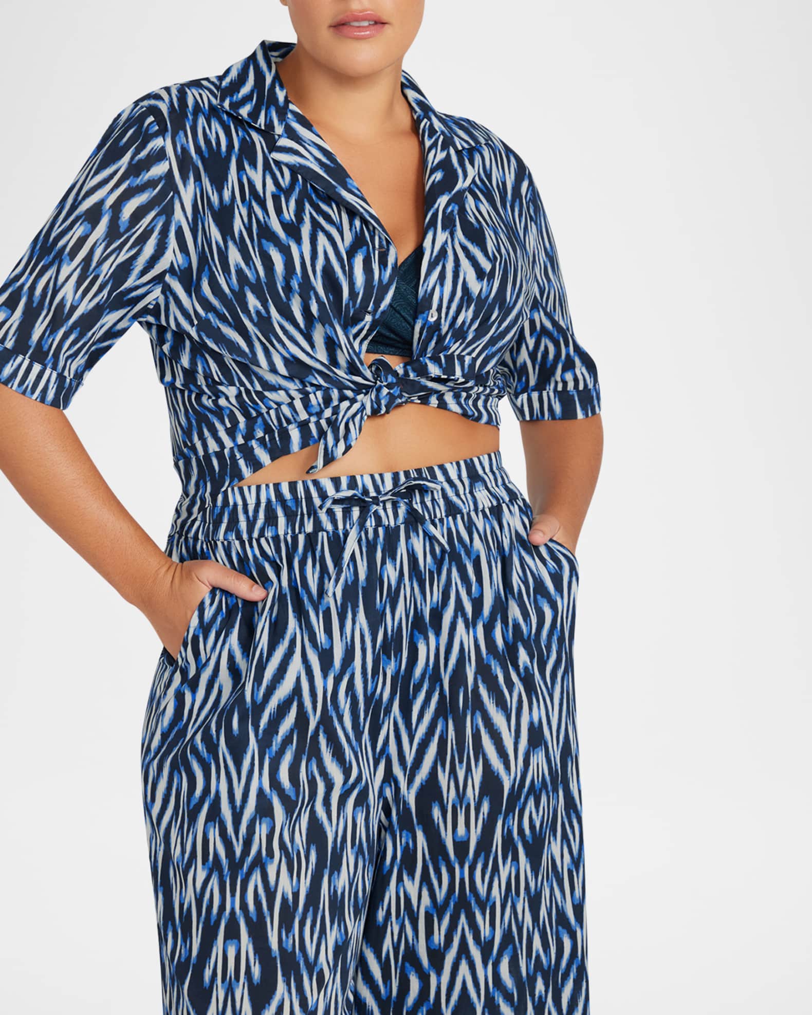 Artesands Plus Size Supine Grainger Wide-Leg Pants | Neiman Marcus