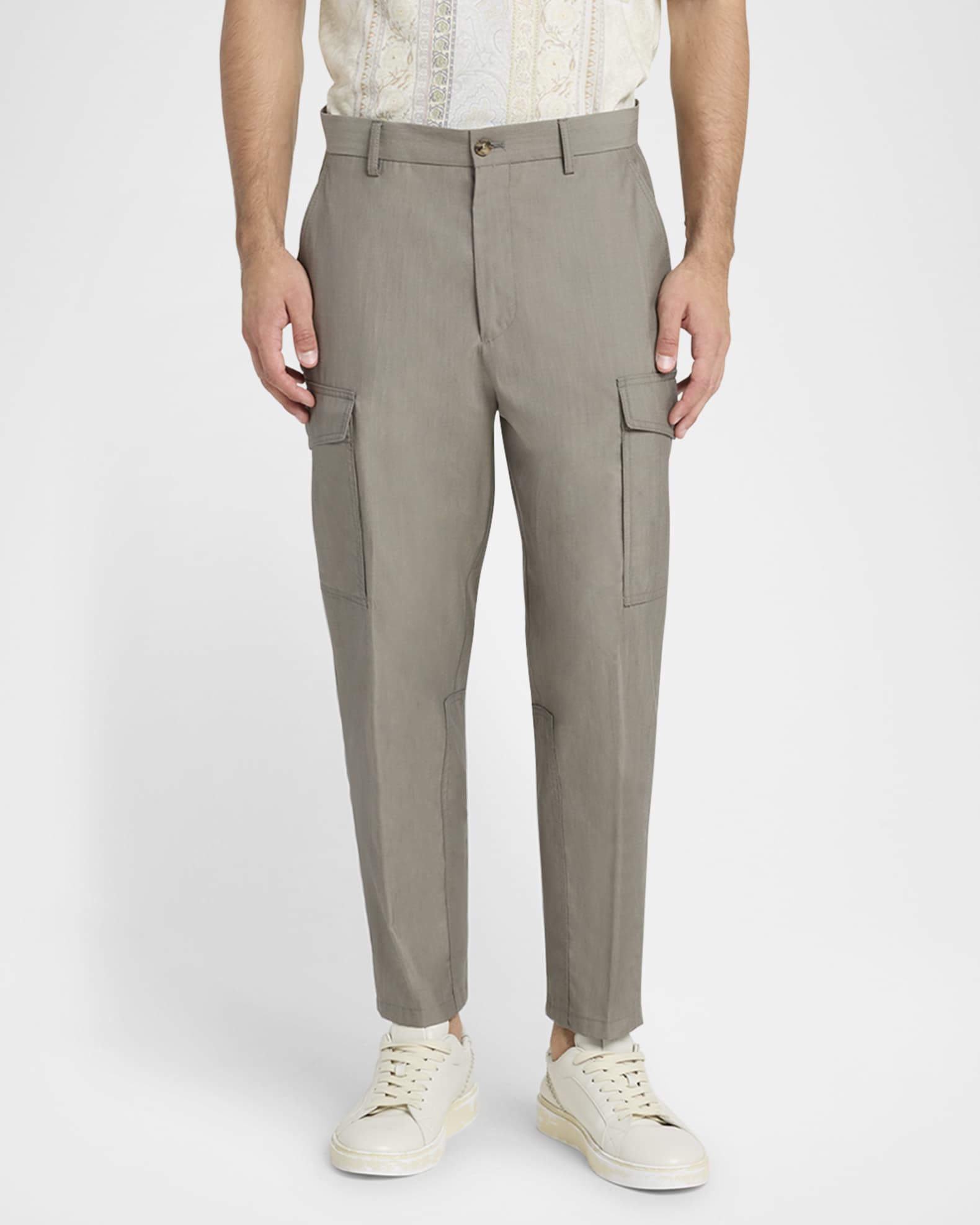 Etro Men's Tapered Cargo Pants | Neiman Marcus