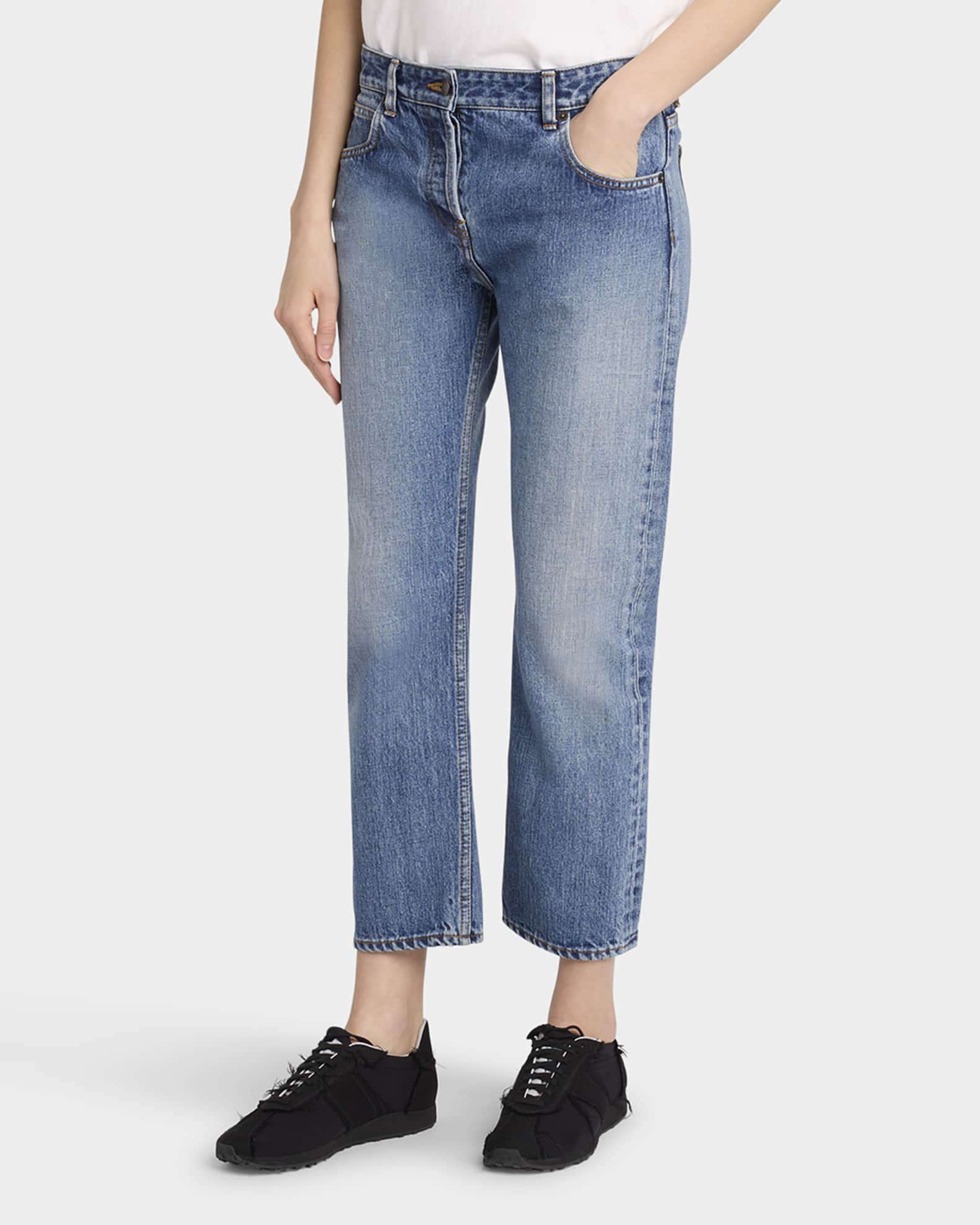 THE ROW Riaco Cropped Skinny Jeans | Neiman Marcus