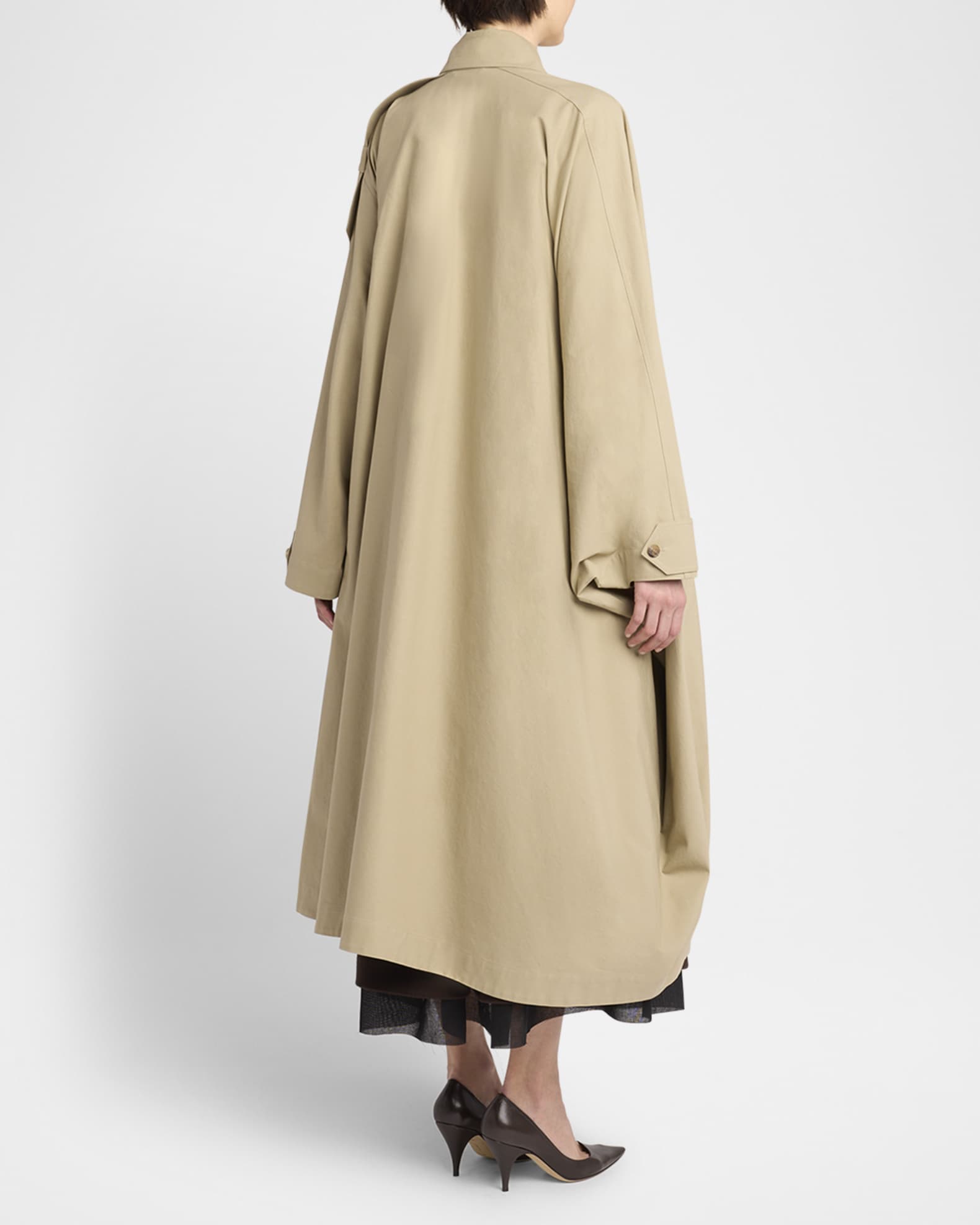 THE ROW Aralia Long A-Line Coat | Neiman Marcus