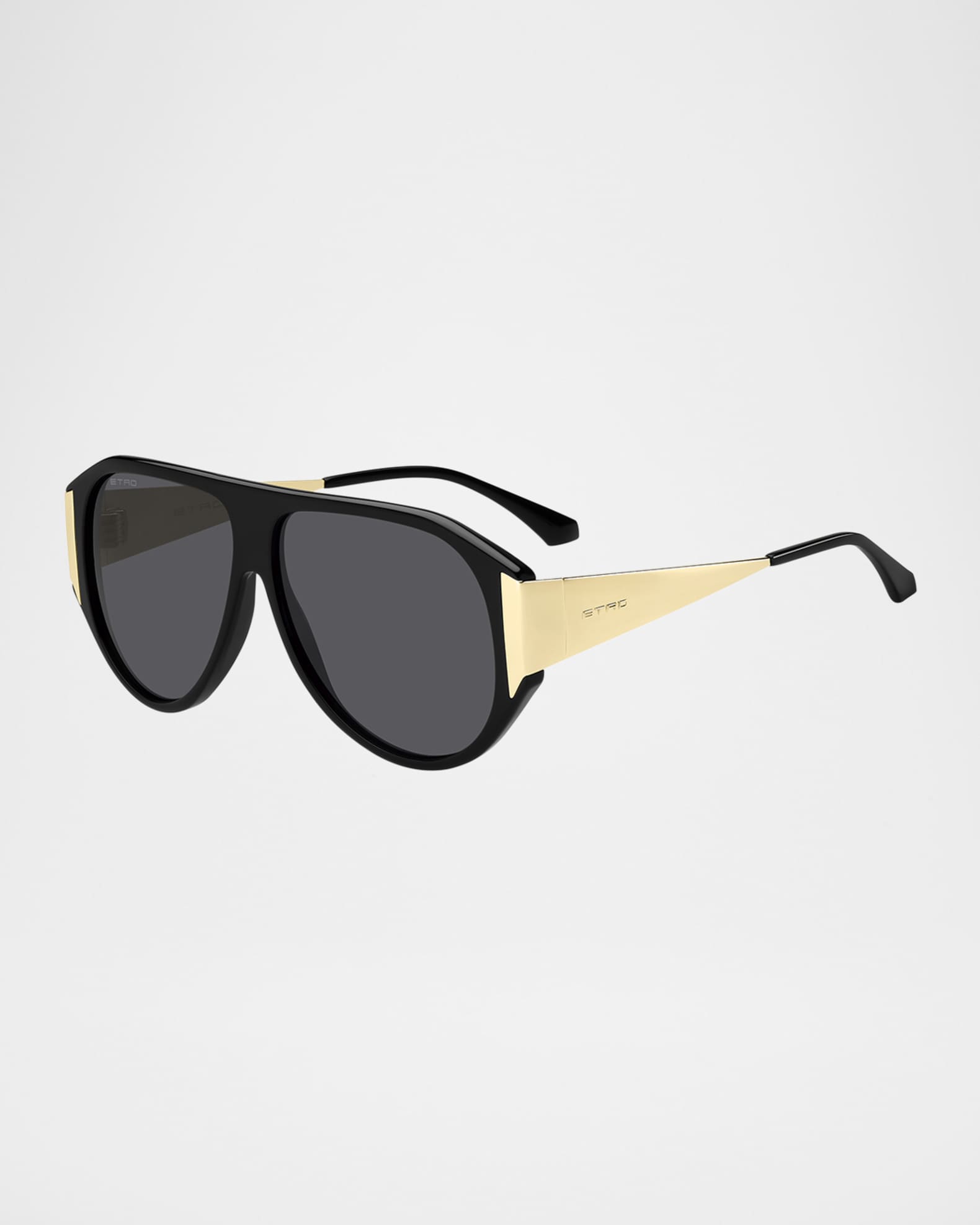 Etro Tailoring Acetate Aviator Sunglasses | Neiman Marcus