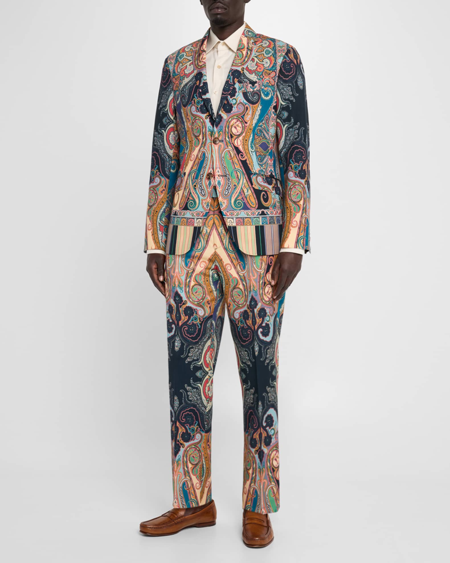 Men's Ornate Patterned Suit Separates | Neiman Marcus