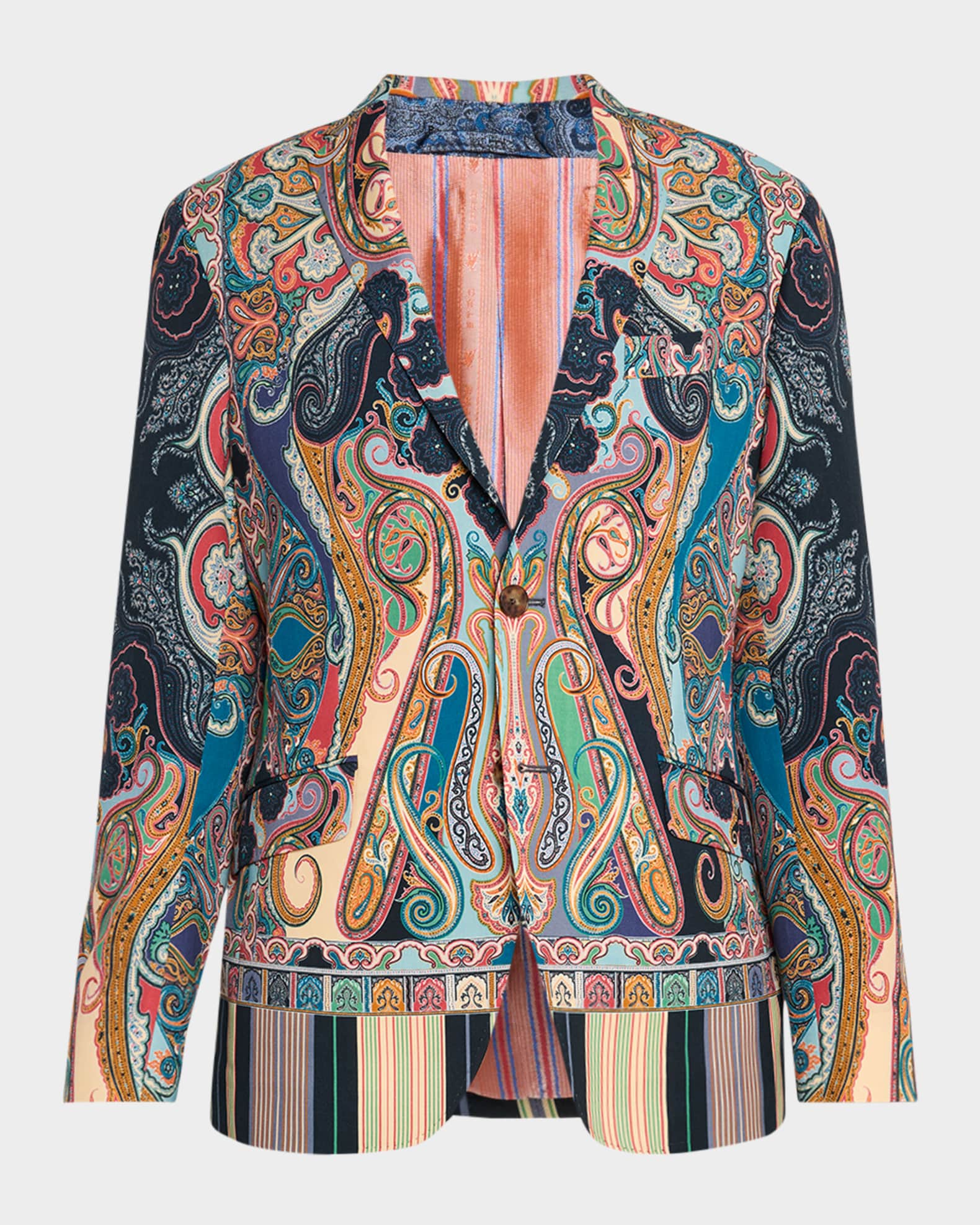 Men's Ornate Patterned Suit Separates | Neiman Marcus