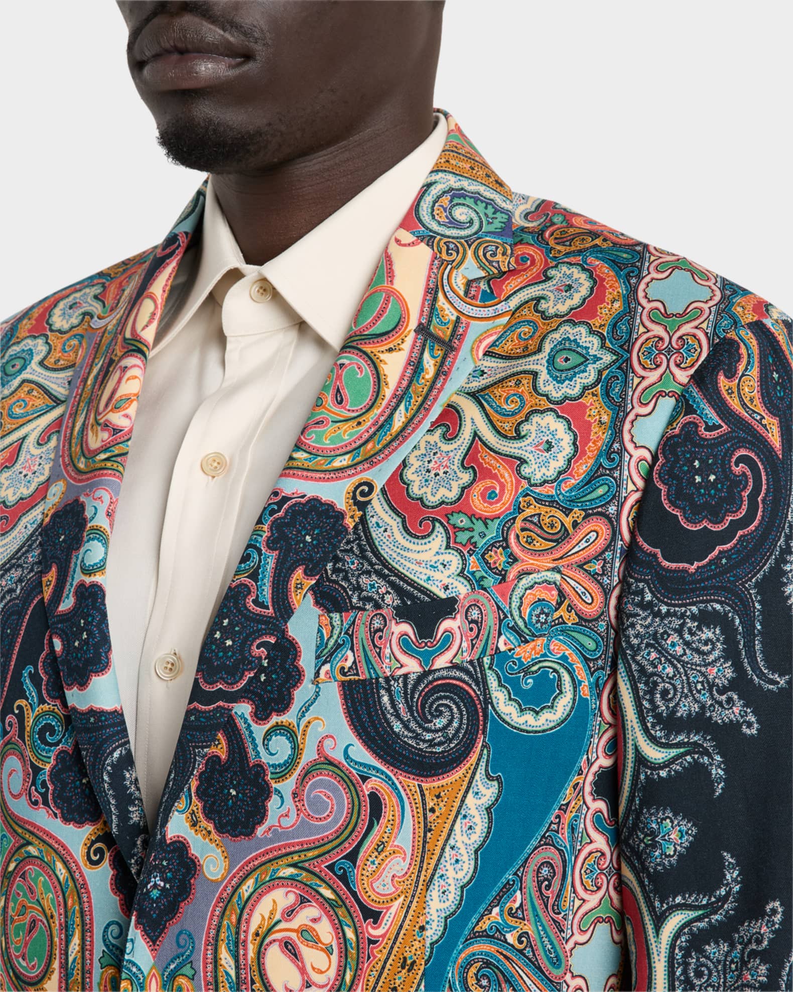 Men's Ornate Patterned Suit Separates | Neiman Marcus