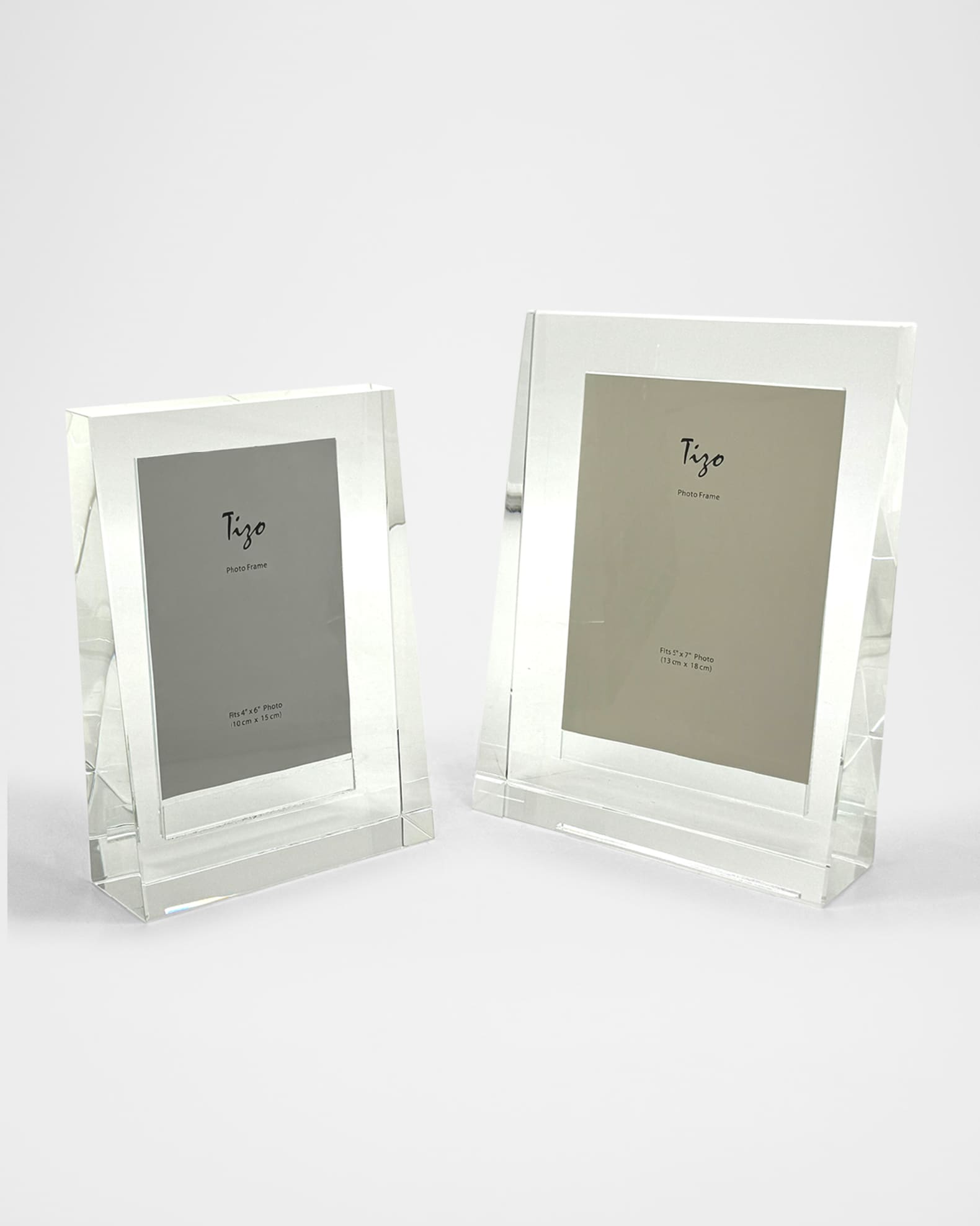 Clear Crystal Pyramid Frame Collection | Neiman Marcus