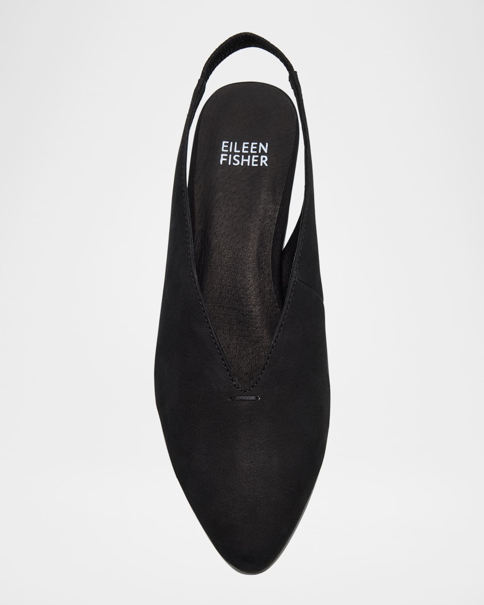 Eileen Fisher Moddie Metallic Suede Slingback Pumps | Neiman Marcus