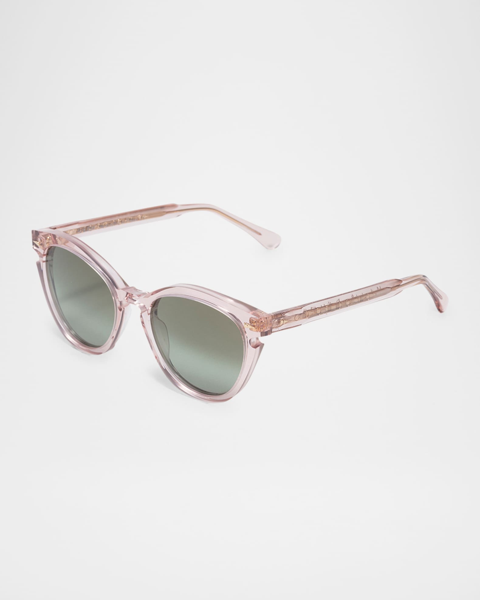 AHLEM Menilmontant Acetate & Nylon Cat-Eye Sunglasses | Neiman Marcus