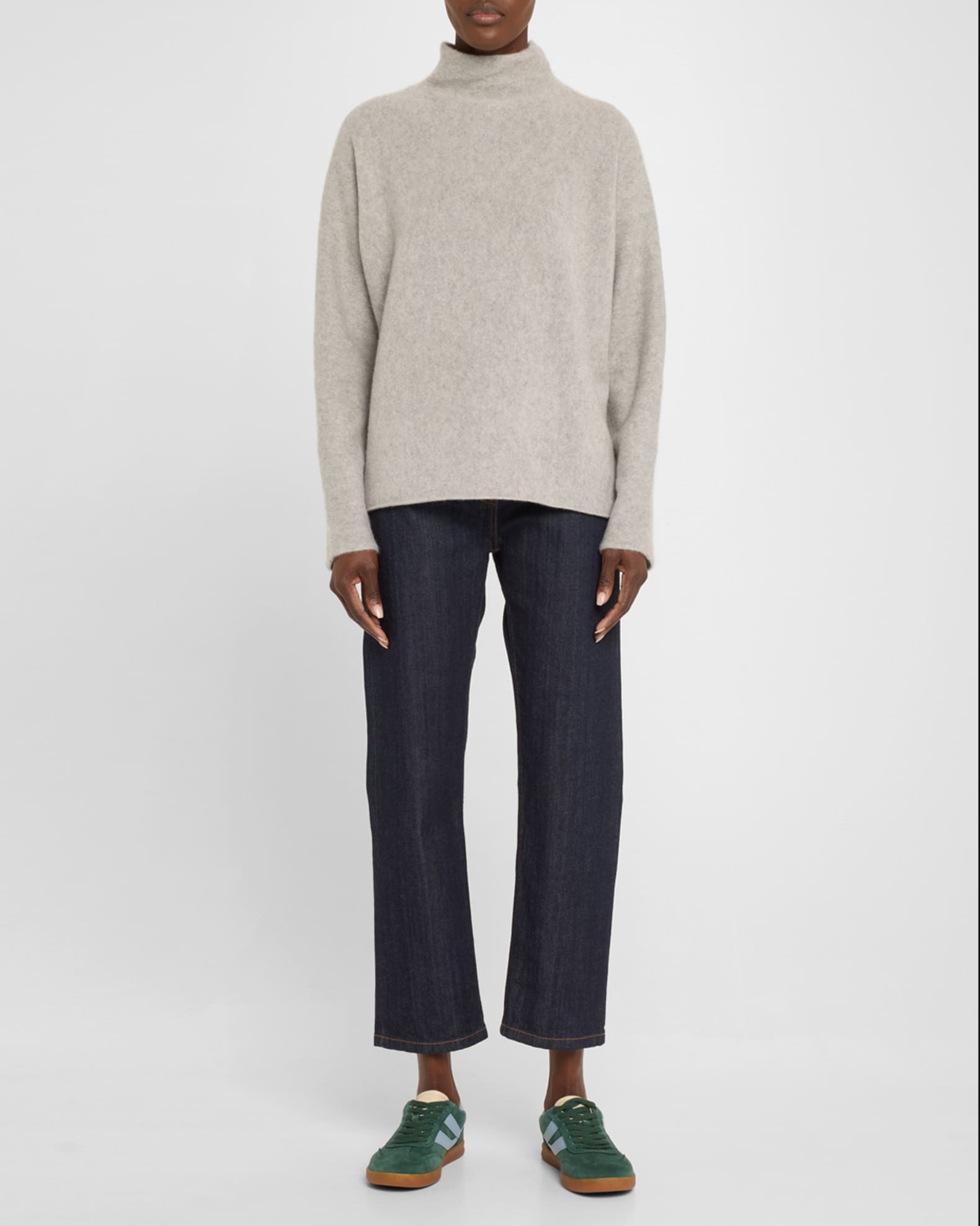 Vince Oasis Bicolor Leather Retro Sneakers | Neiman Marcus