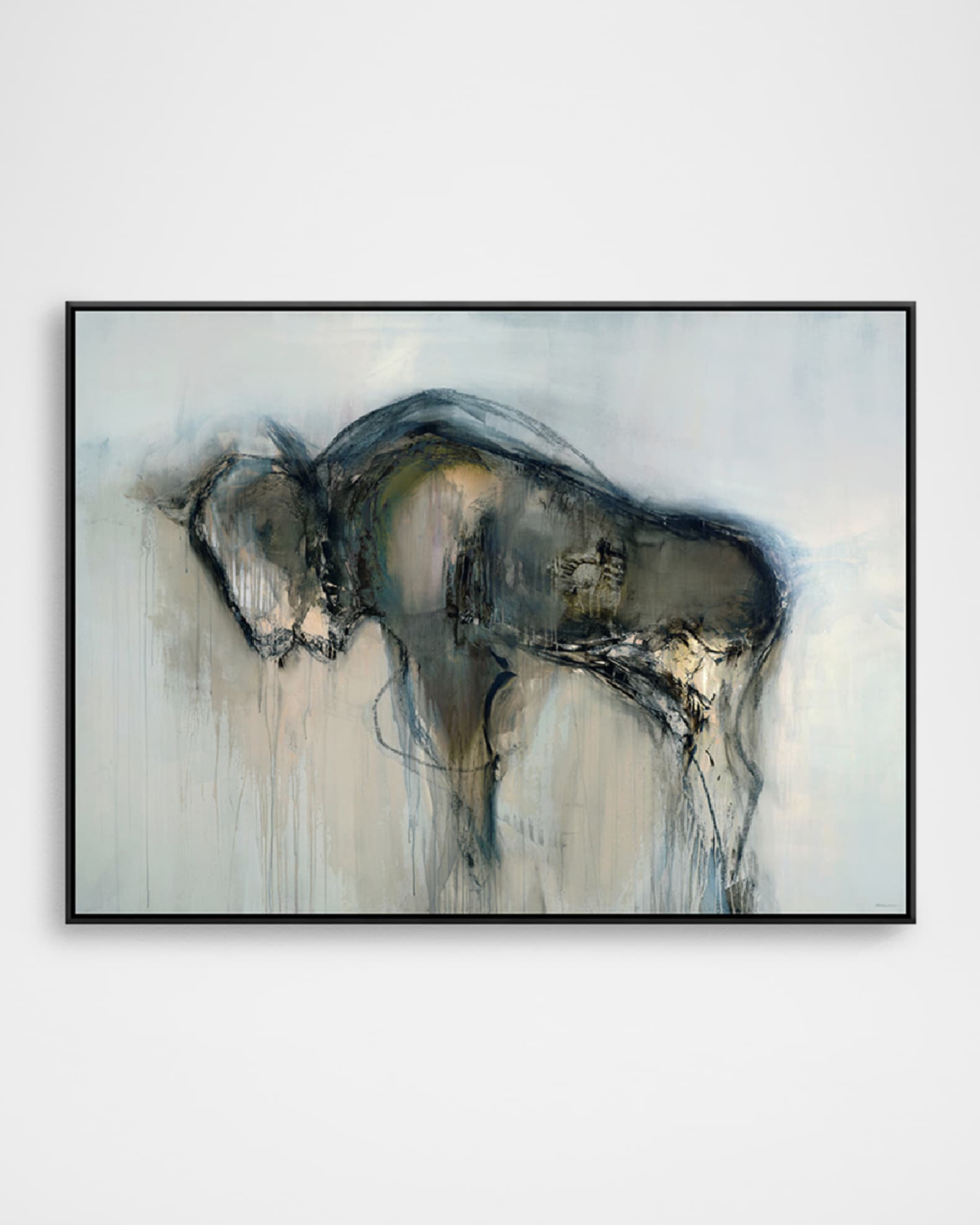 "Blue Buffalo" Wall Art Collection by Sarah Stockstill | Neiman Marcus