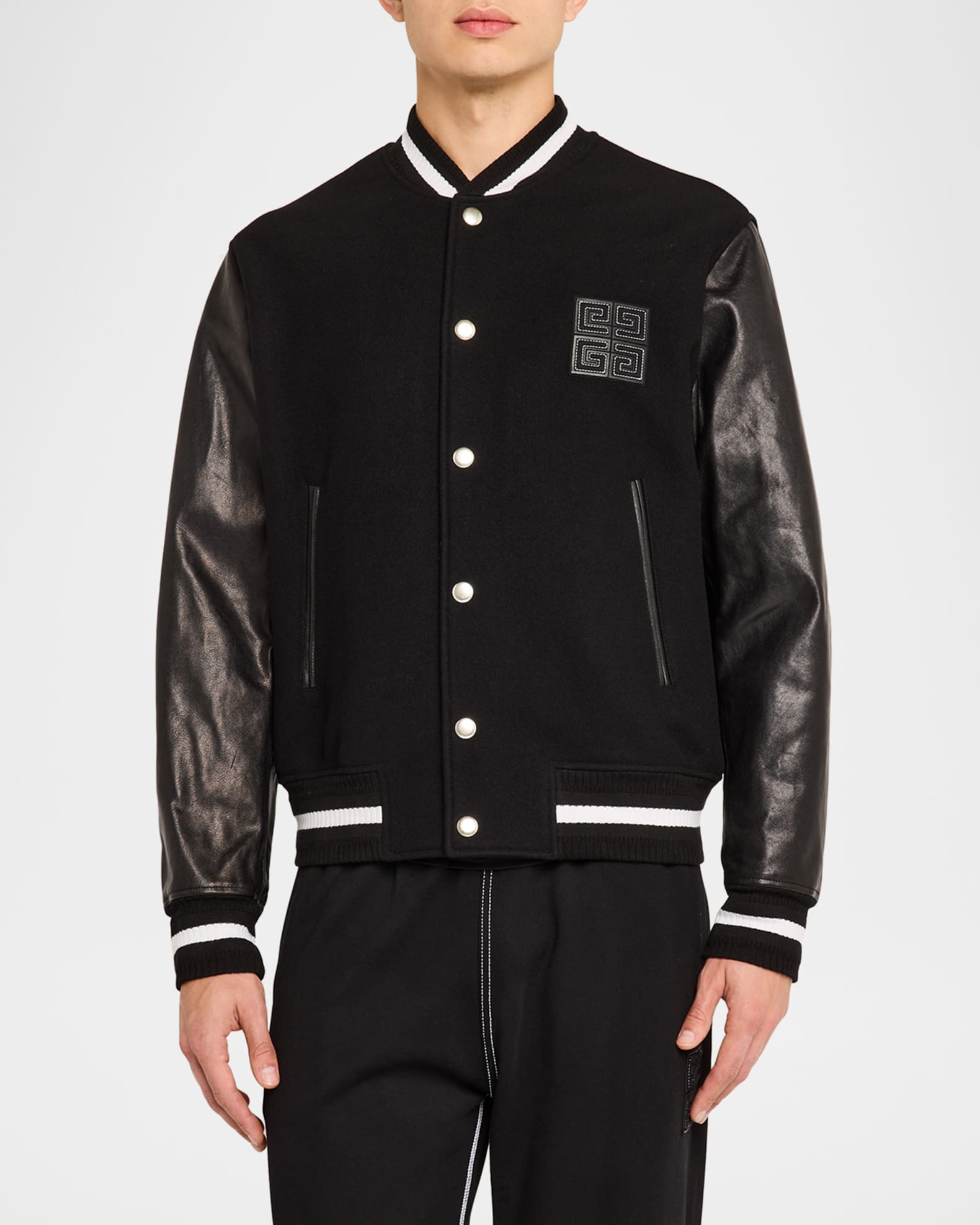 Givenchy Men's 4G Varsity Jacket | Neiman Marcus