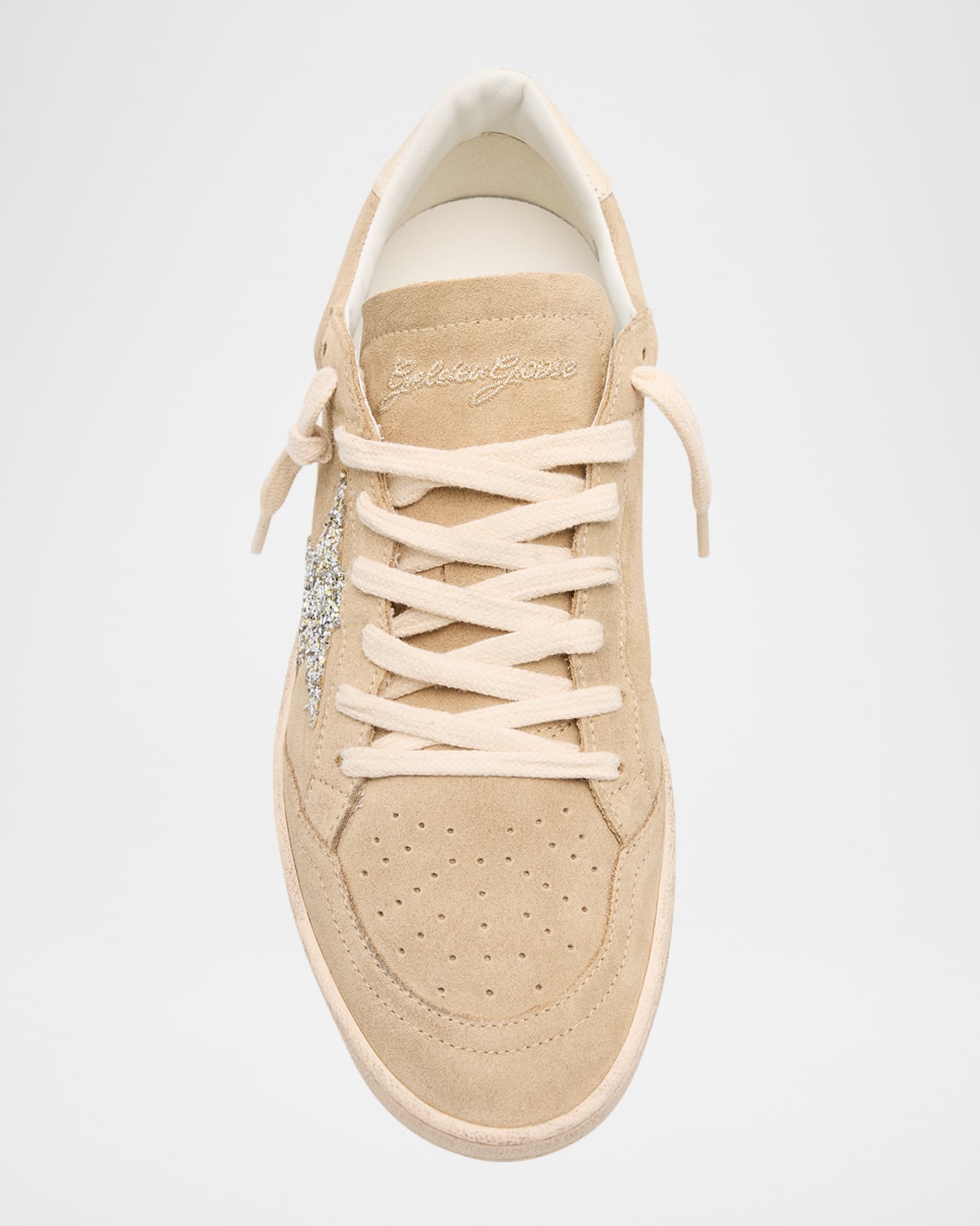 Golden Goose Ball Star Low-Top Suede Sneakers | Neiman Marcus
