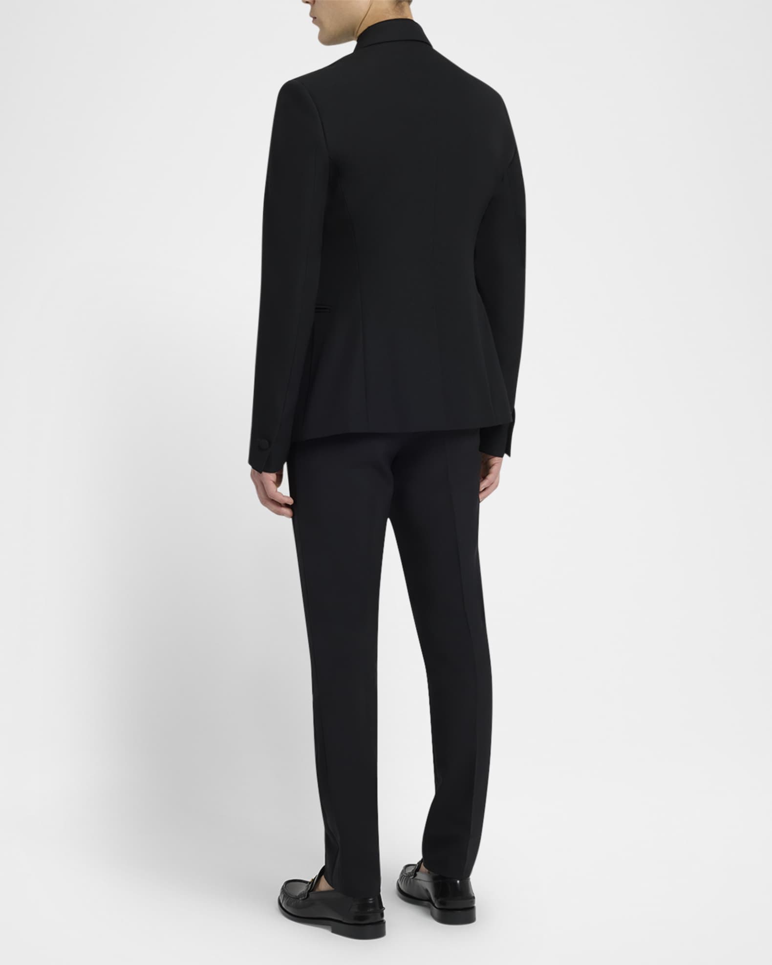 Versace Men's Barocco Leaf Embroidered Dinner Jacket | Neiman Marcus