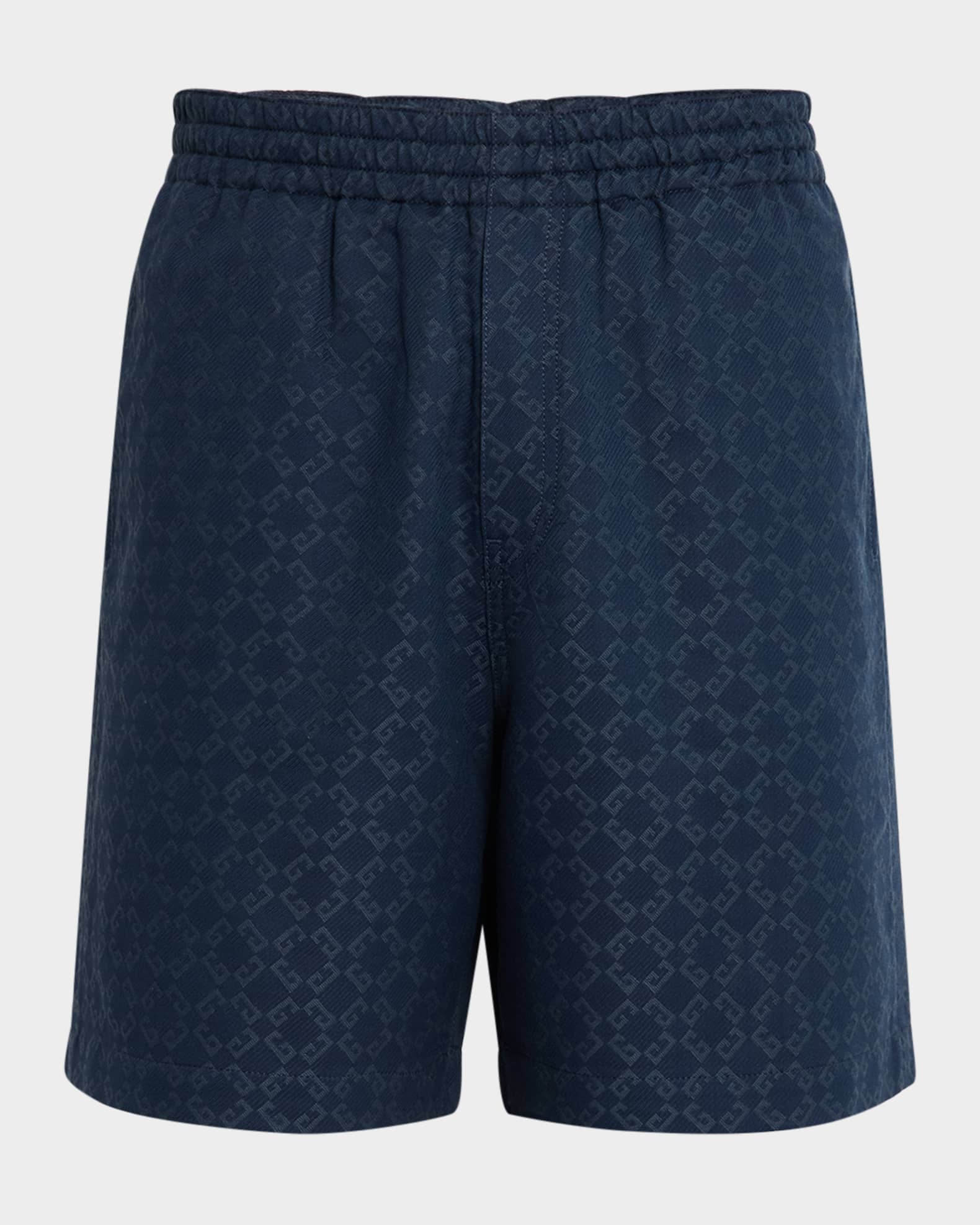 Givenchy Men's Monogram Denim Shorts | Neiman Marcus