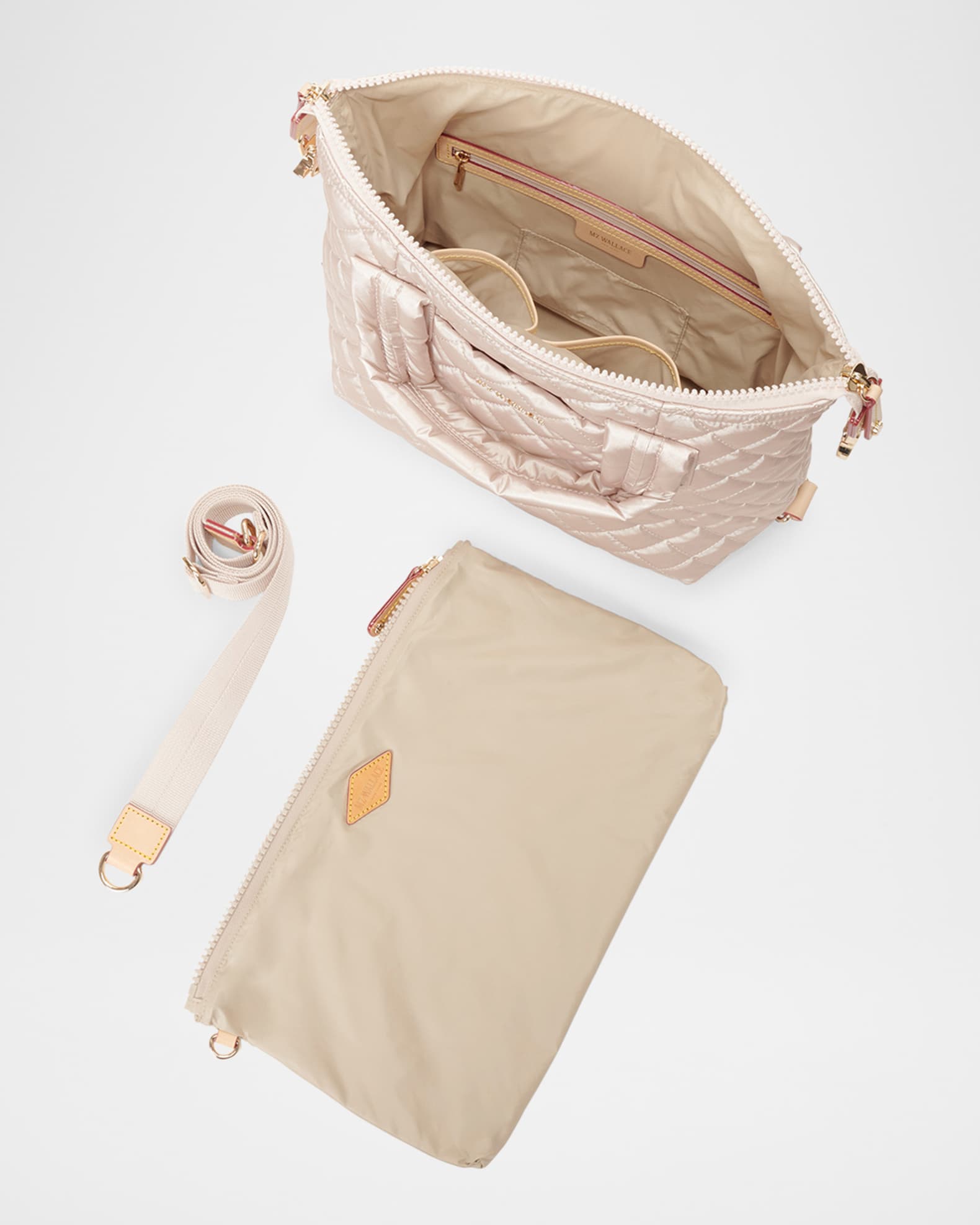 MZ WALLACE Sutton Deluxe Small Quilted Crossbody Bag | Neiman Marcus