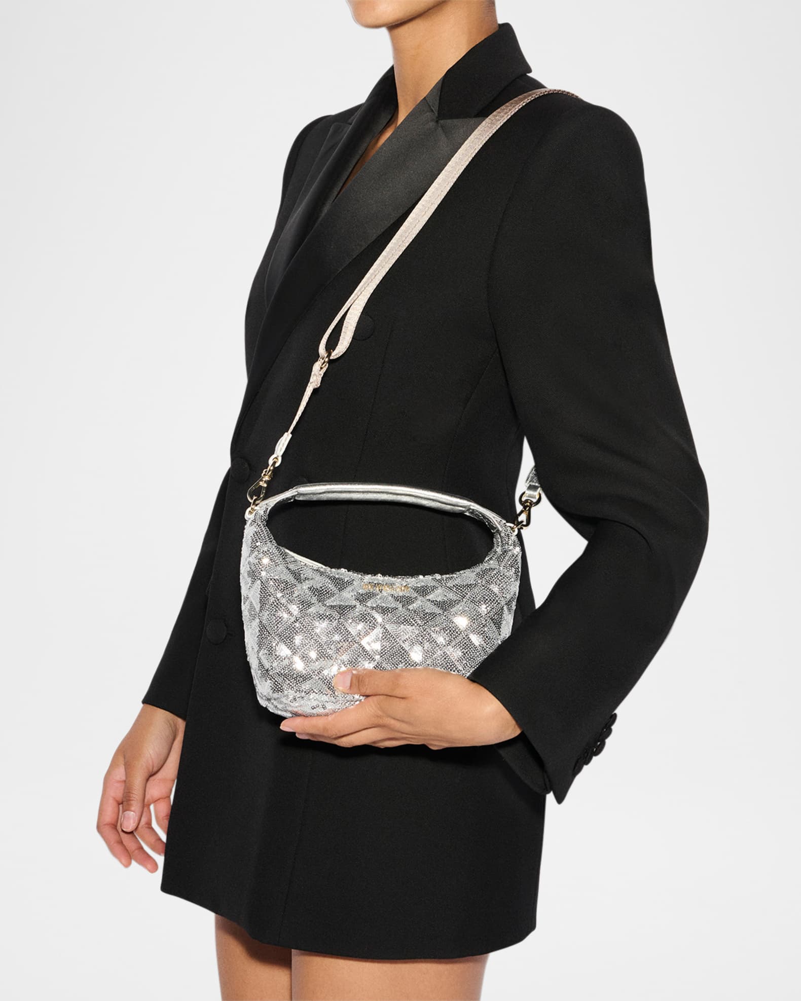 MZ WALLACE Mini Sequined Top-Handle Bag | Neiman Marcus