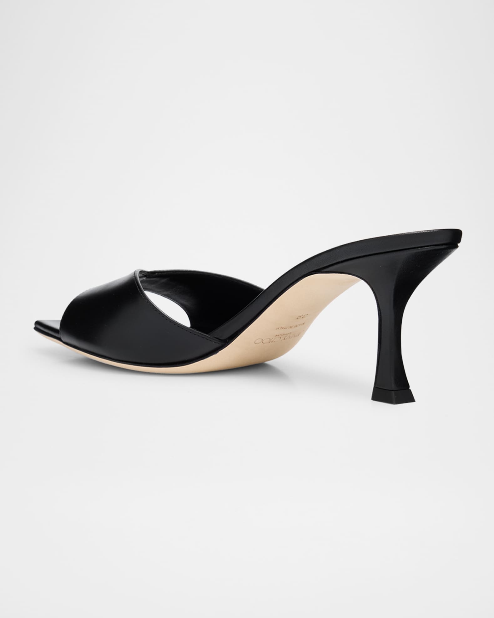 Jimmy Choo Skye Leather Slide Sandals | Neiman Marcus