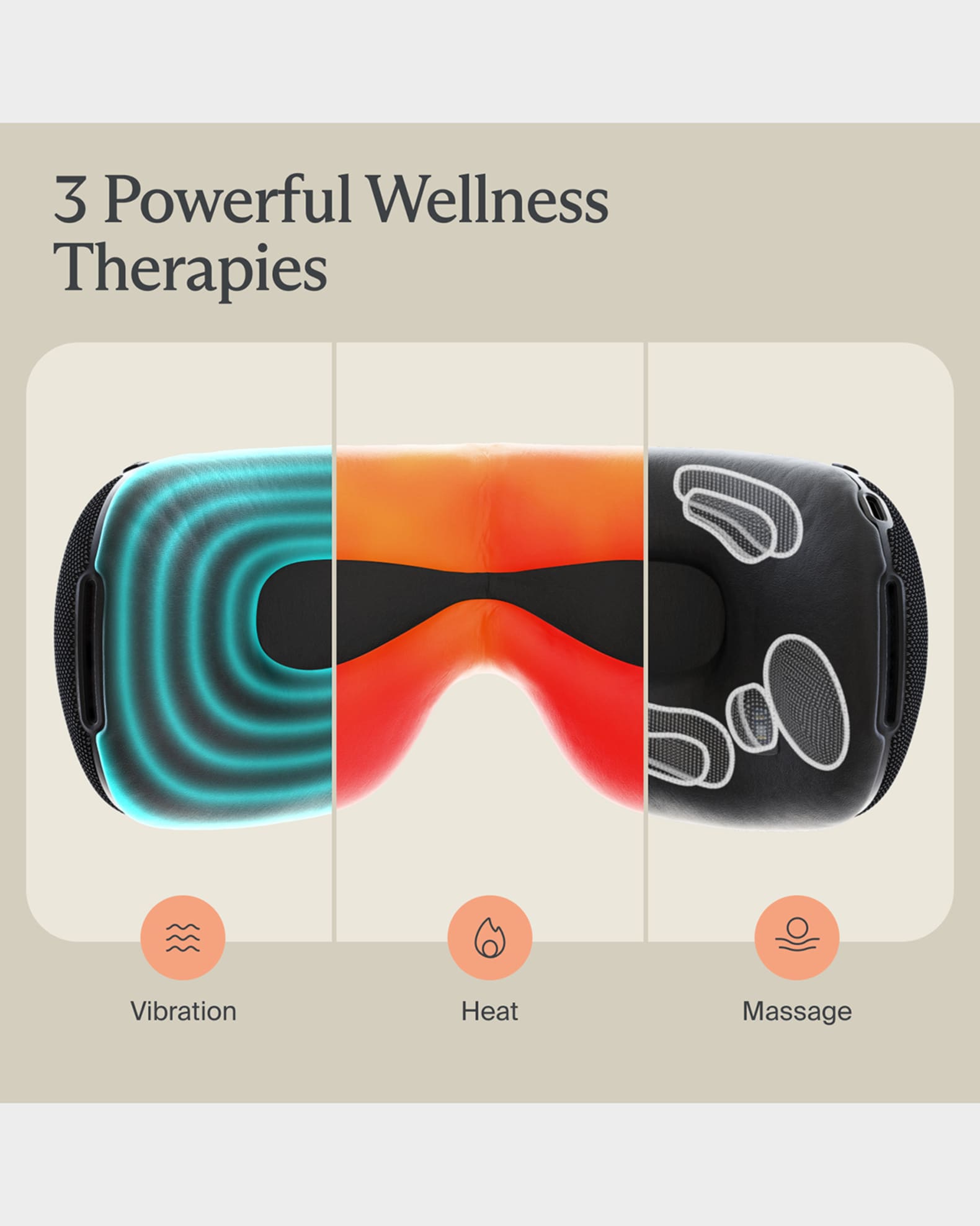 Therabody Therabody SmartGoggles Heated Eye & Temple Massager (2nd Gen ...