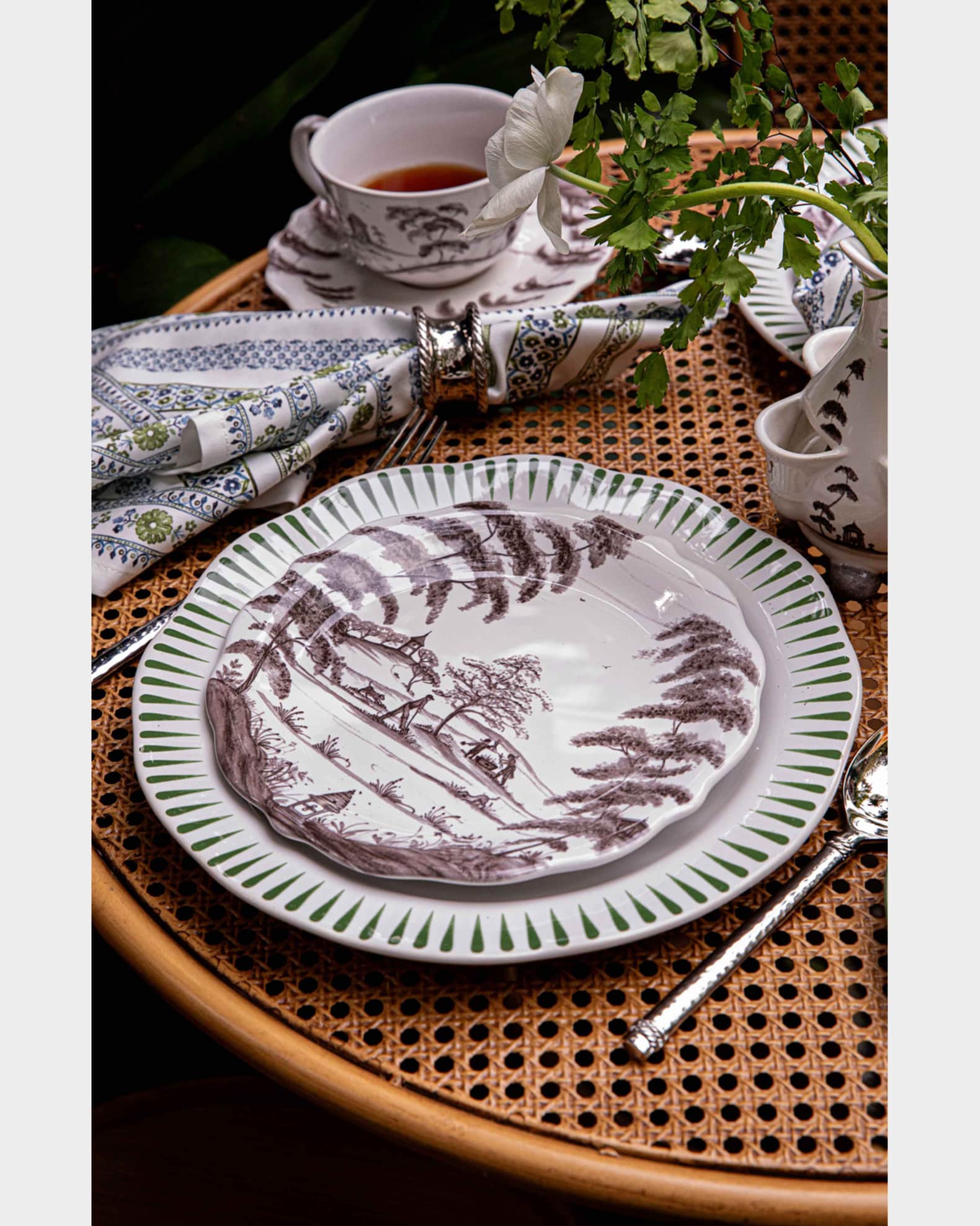 Juliska Country Estate Party Assorted Plates, Set of 4 | Neiman Marcus