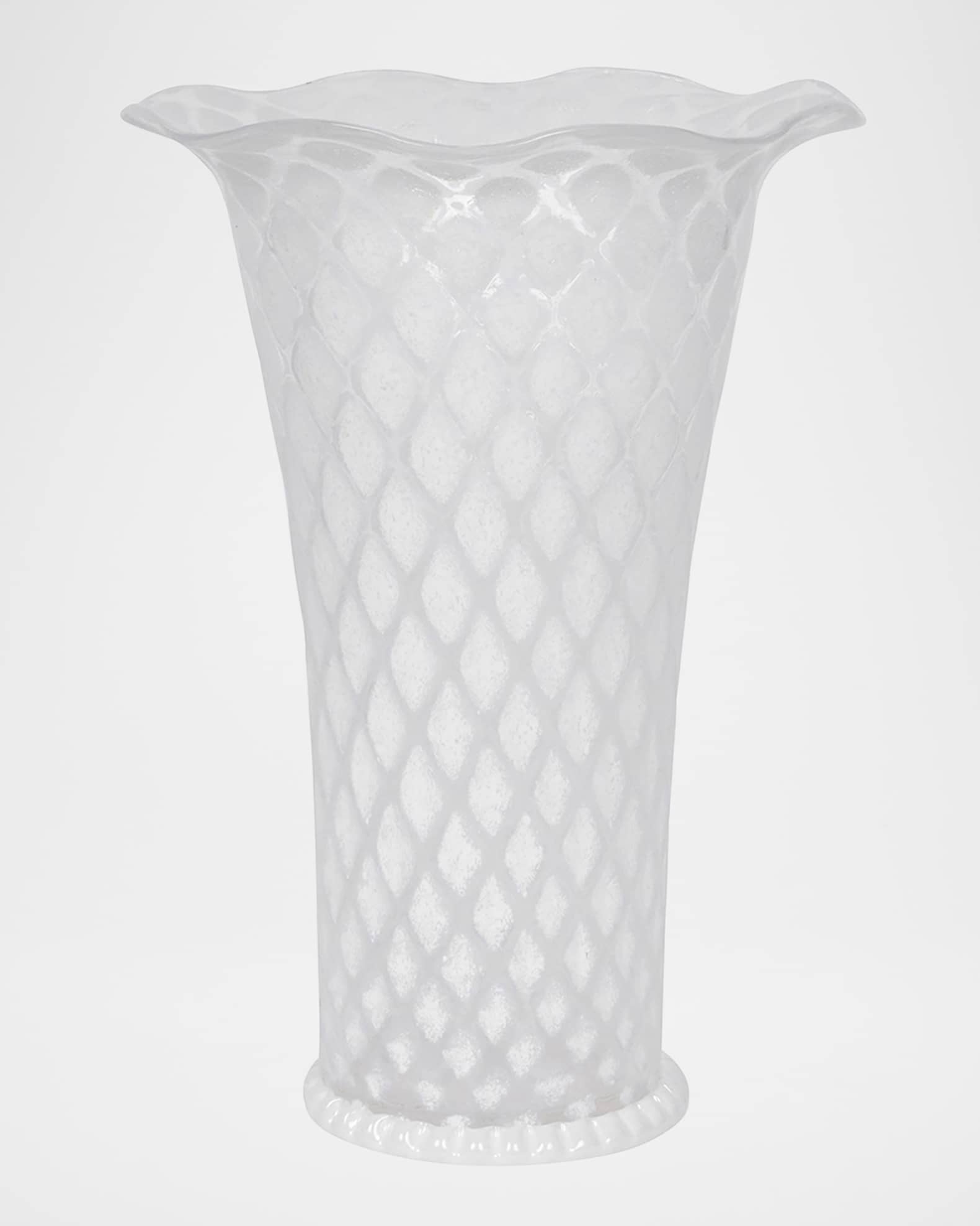 Juliska Trellis 9" Flared Vase | Neiman Marcus