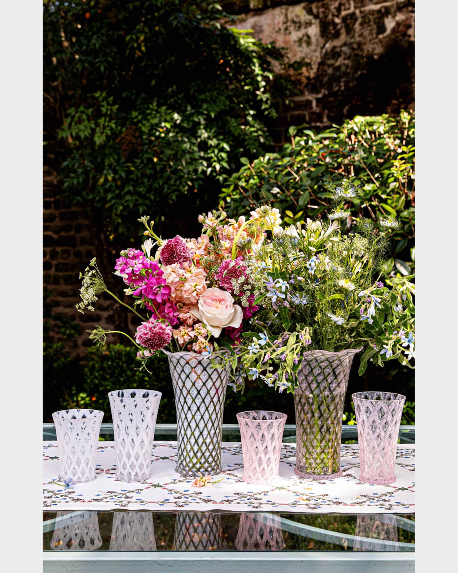 Juliska Trellis 9" Flared Vase | Neiman Marcus