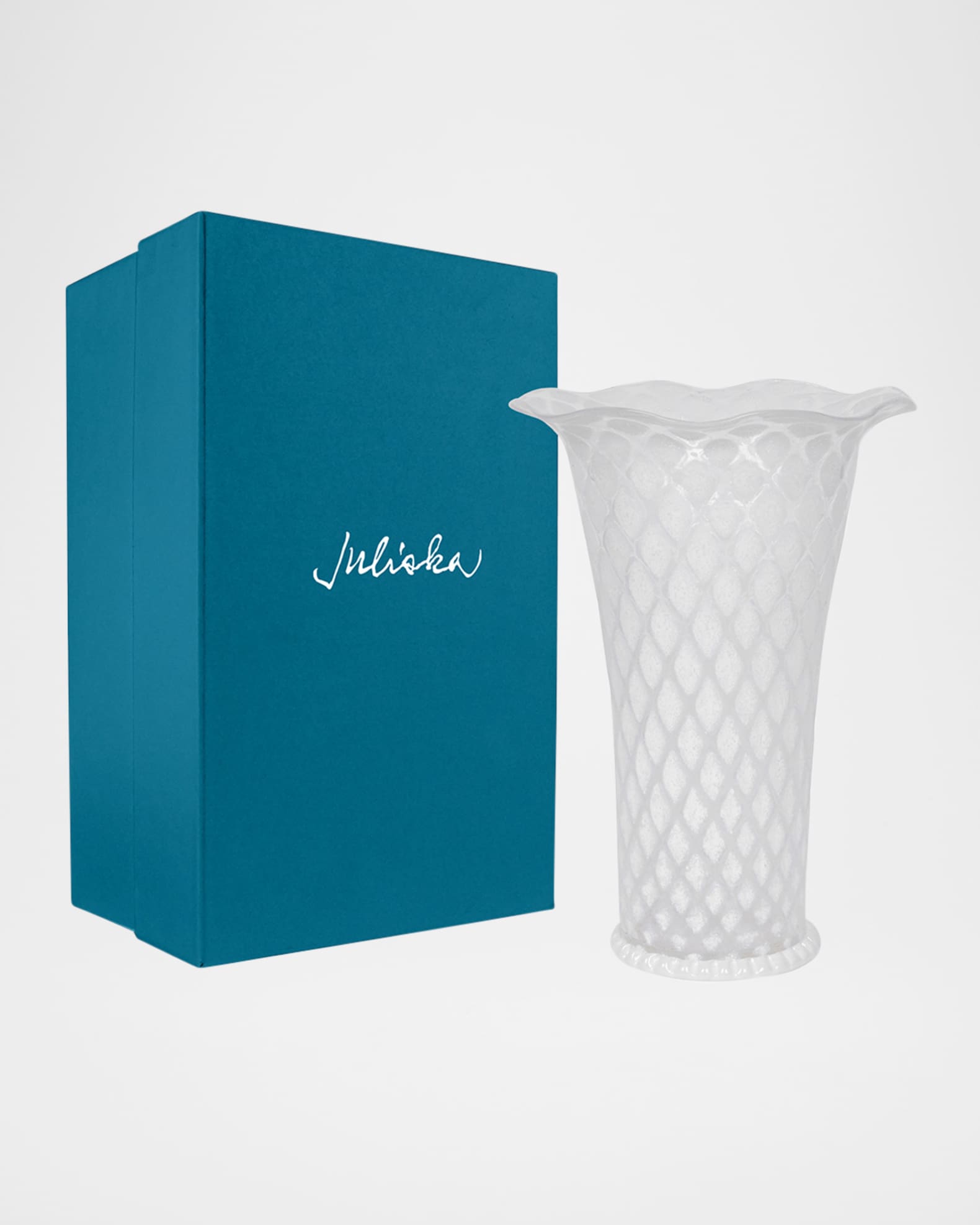 Juliska Trellis 9" Flared Vase | Neiman Marcus