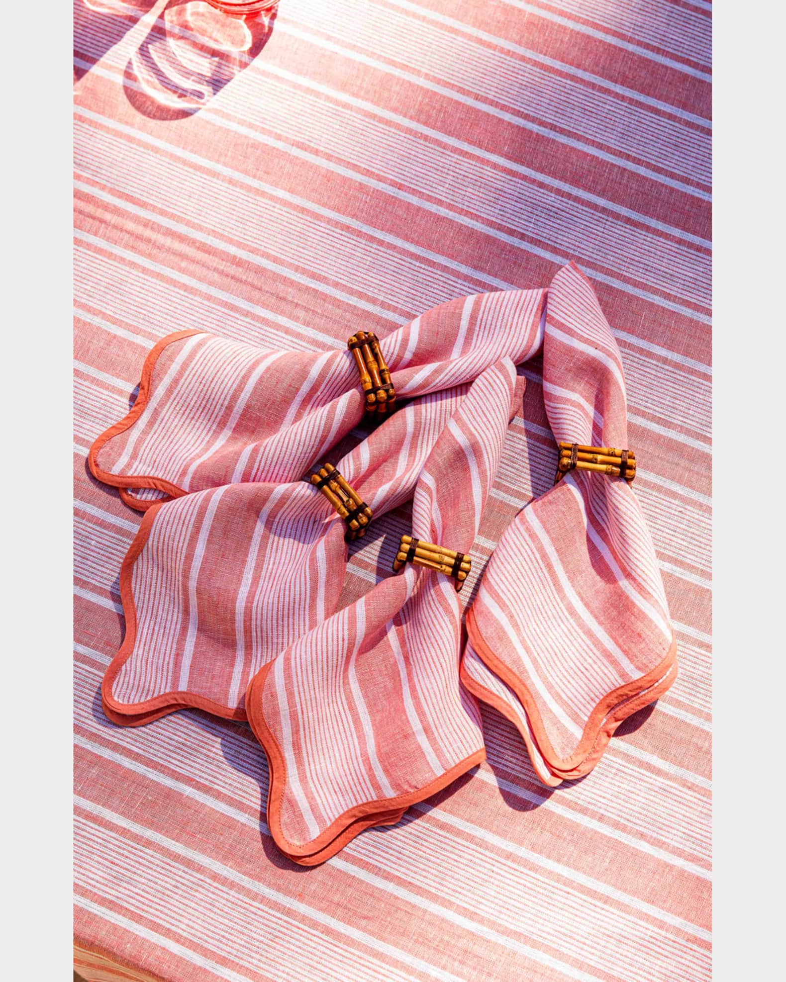 Cabana Stripe Table Linens Collection | Neiman Marcus