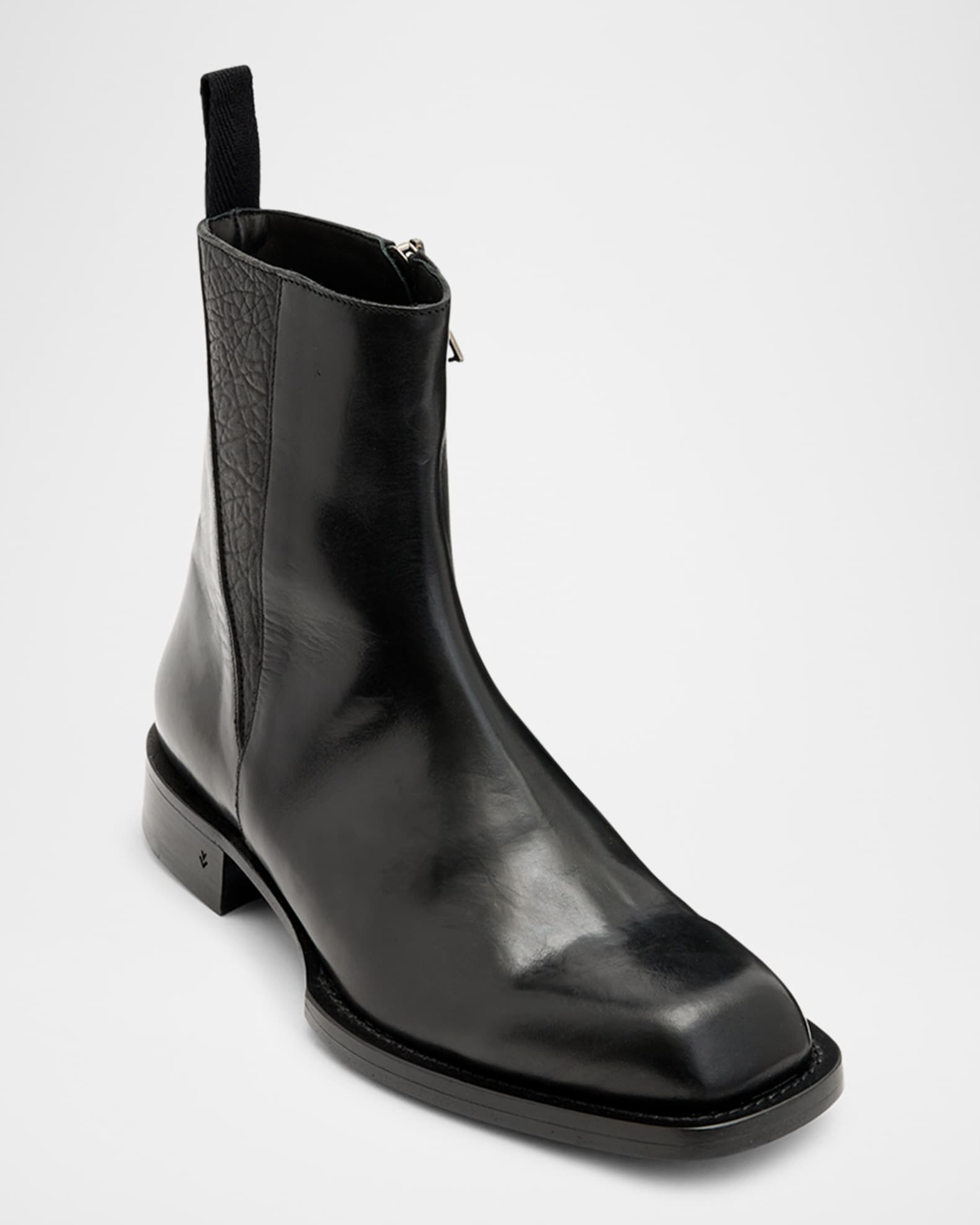 John Varvatos Men's Geo Zip Ankle Boots | Neiman Marcus