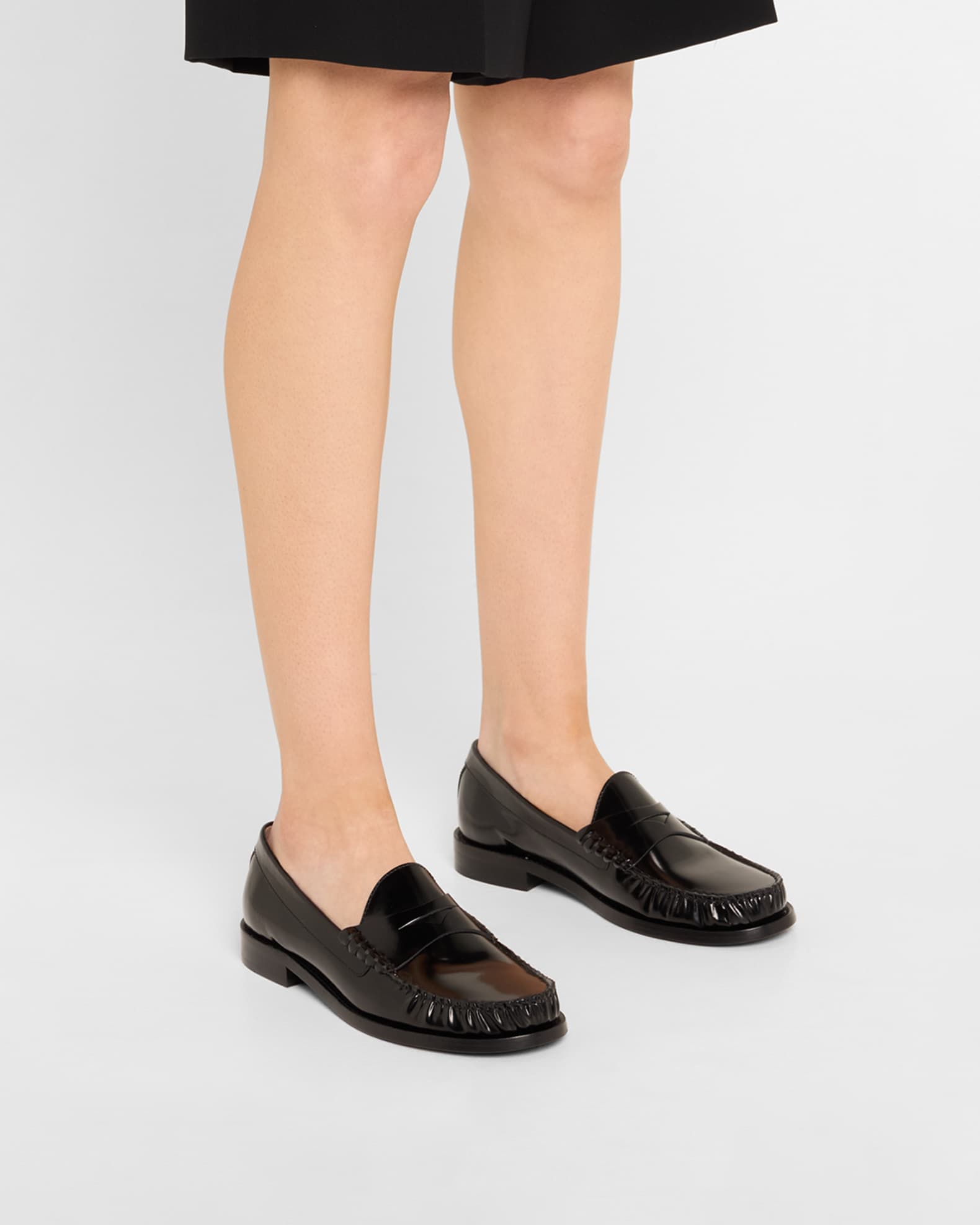 Stuart Weitzman Lottie Penny Loafers | Neiman Marcus