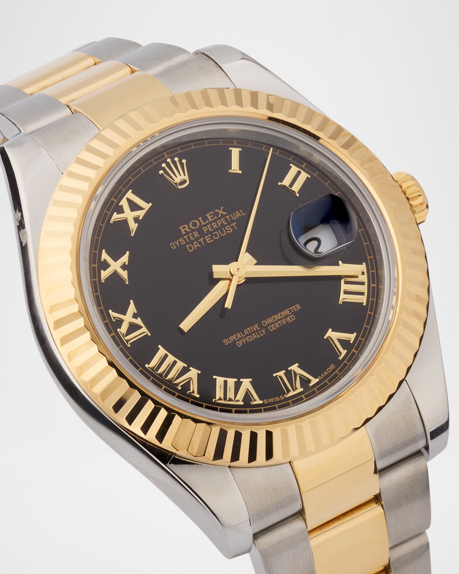 Vintage Watches Rolex Stainless Steel and 18K Yellow Gold Datejust II ...