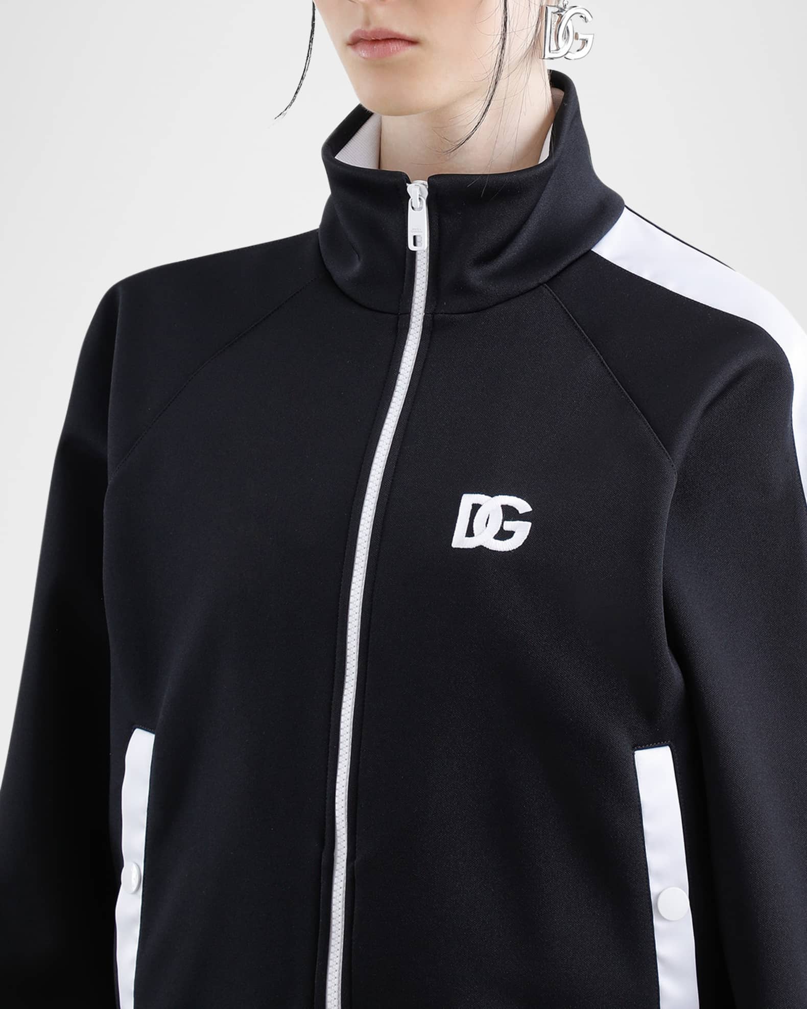 Dolce&Gabbana Triacetate Track Jacket | Neiman Marcus