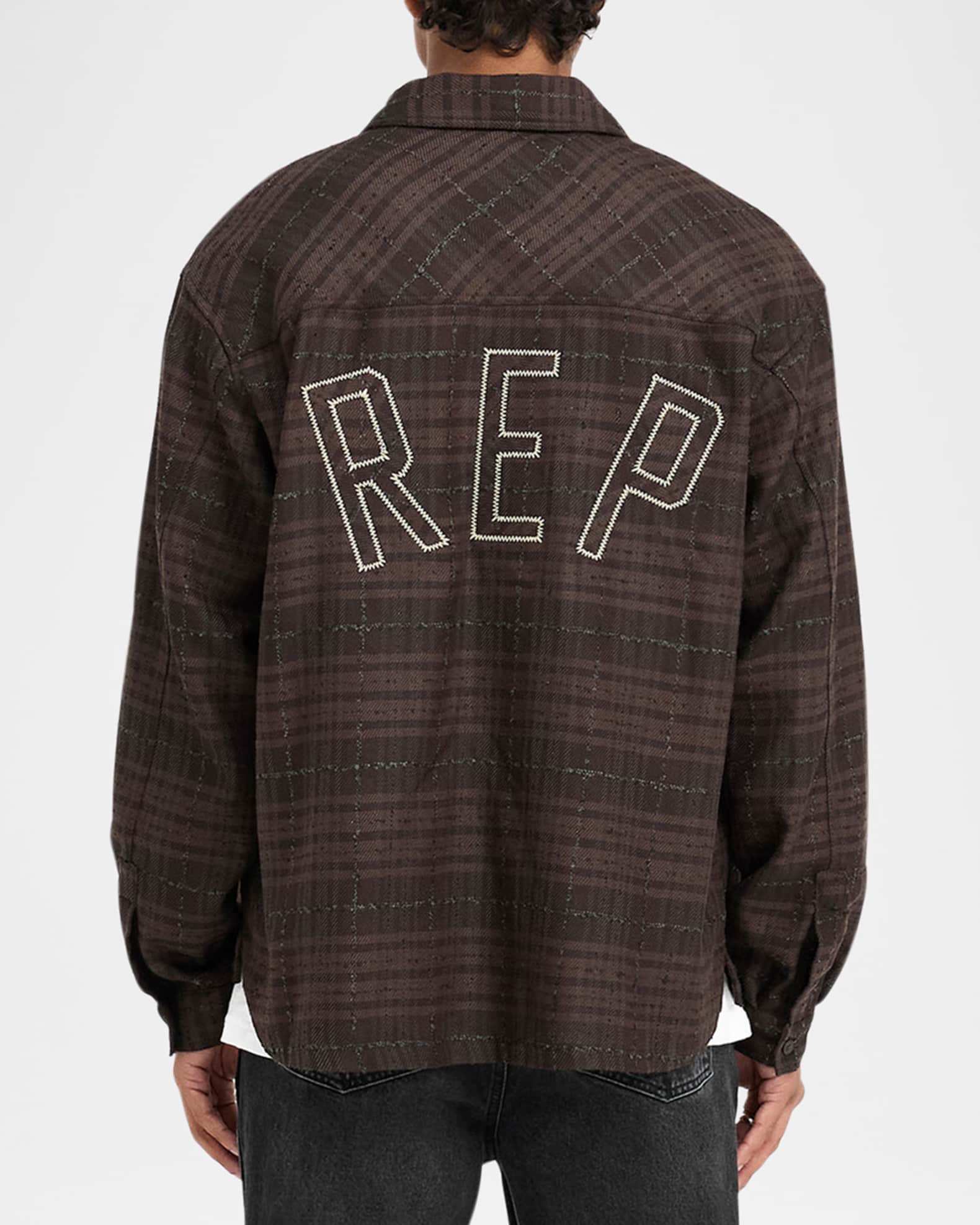 REPRESENT Men's REP Flannel Button-Down Shirt | Neiman Marcus