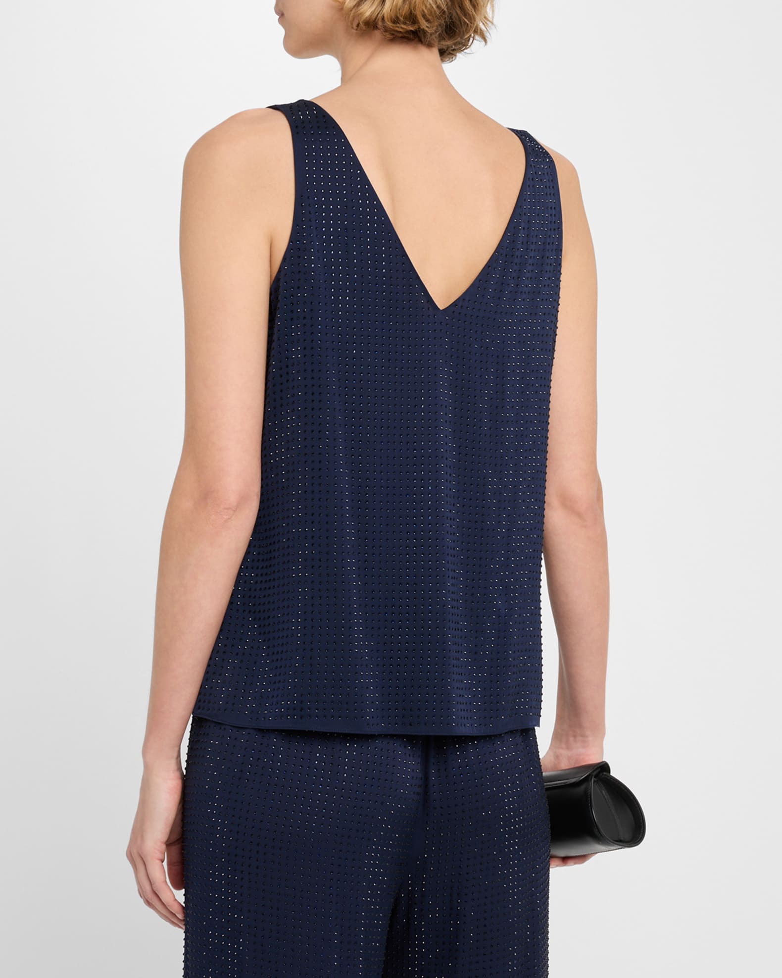 Sleeveless Rhinestone Blouse | Neiman Marcus