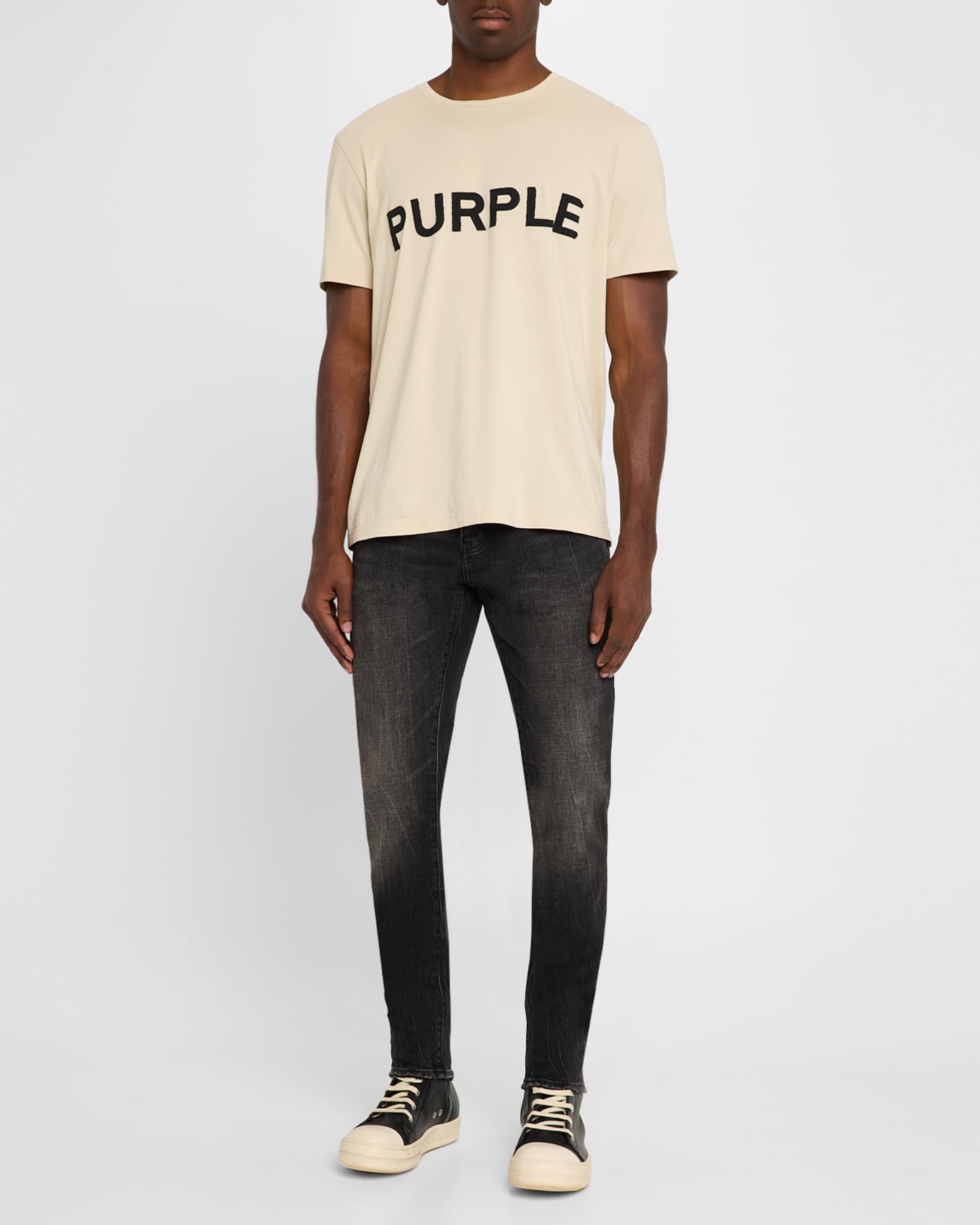 PURPLE Men's Skinny Vintage Jeans | Neiman Marcus