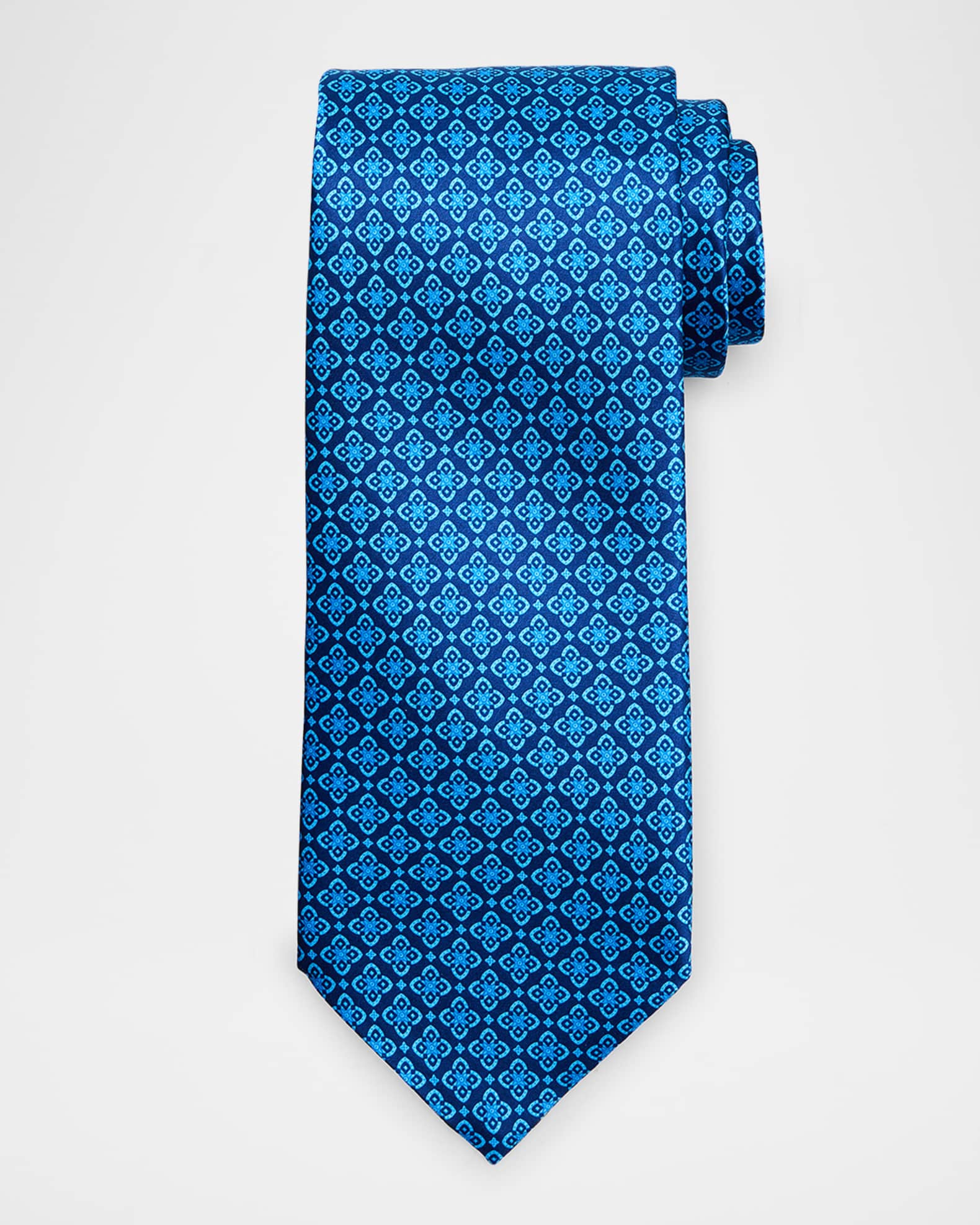 Stefano Ricci Men's Medallion Silk Tie | Neiman Marcus