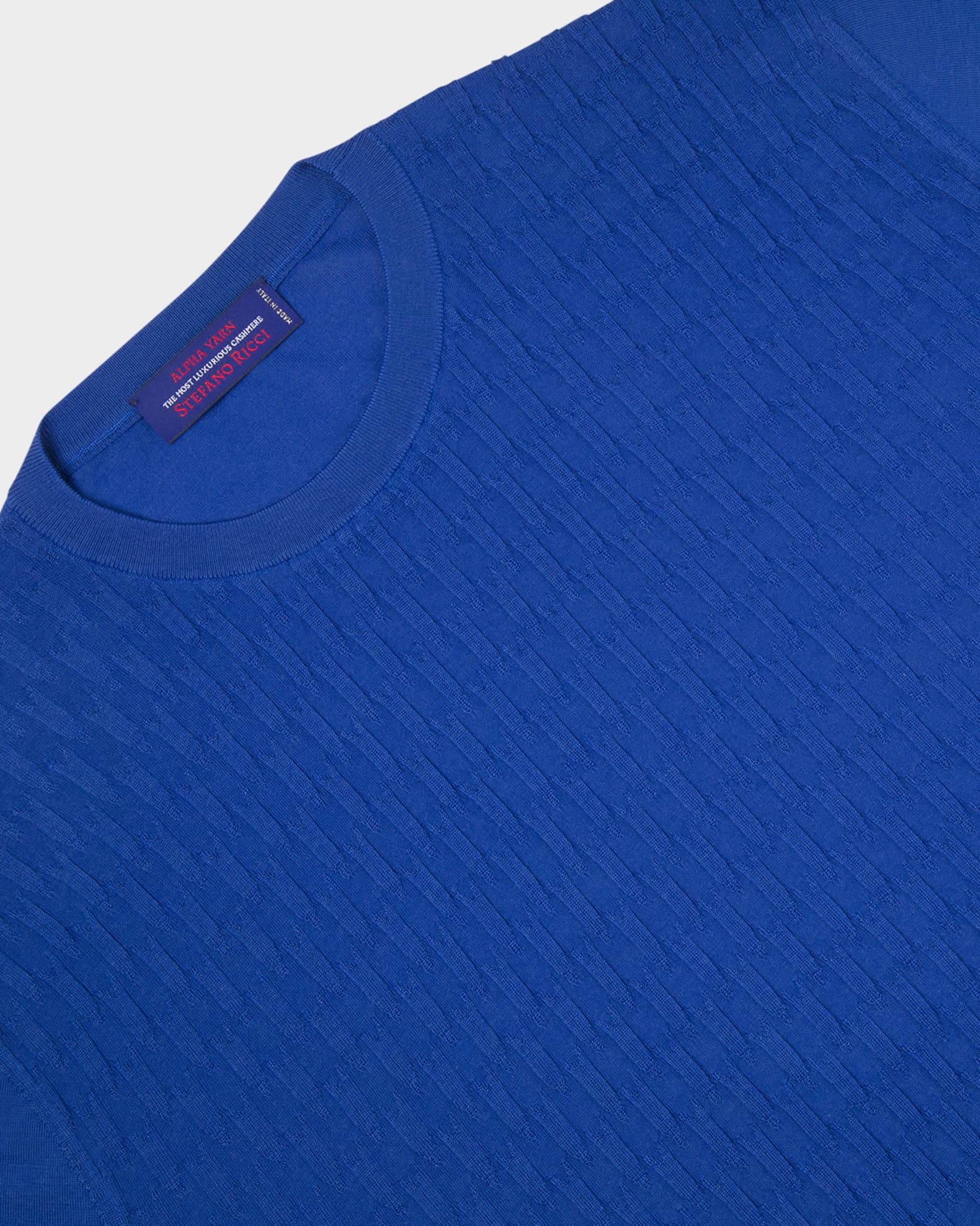 Stefano Ricci Men's Cashmere Short-Sleeve Crewneck Sweater | Neiman Marcus