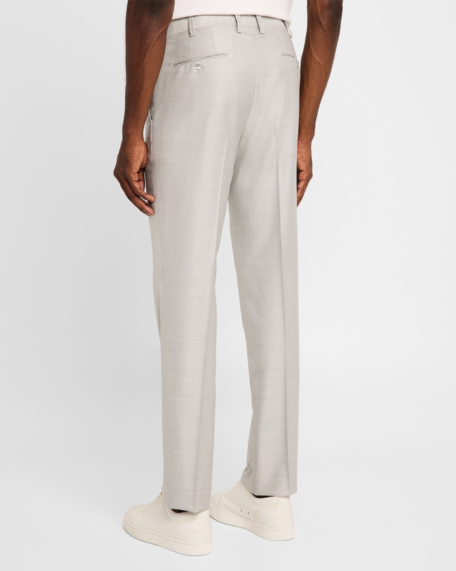 Stefano Ricci Men's Wool and Silk Five-Pocket Pants | Neiman Marcus