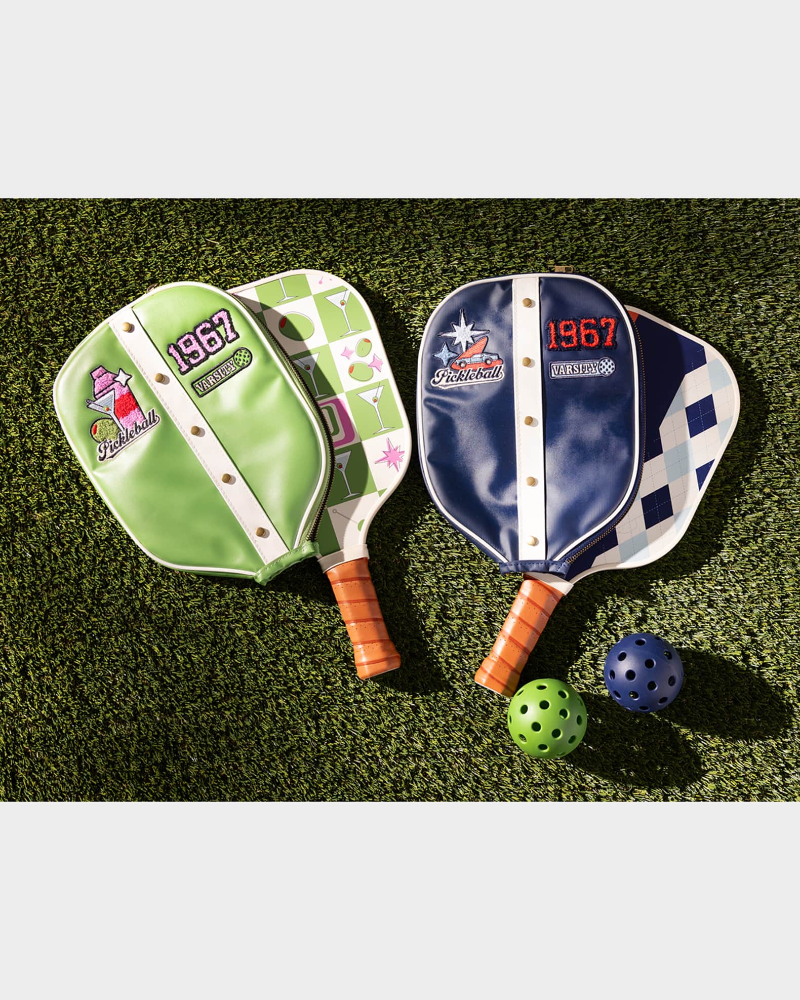 Sainty + Eric Retro Pickleball Set | Neiman Marcus