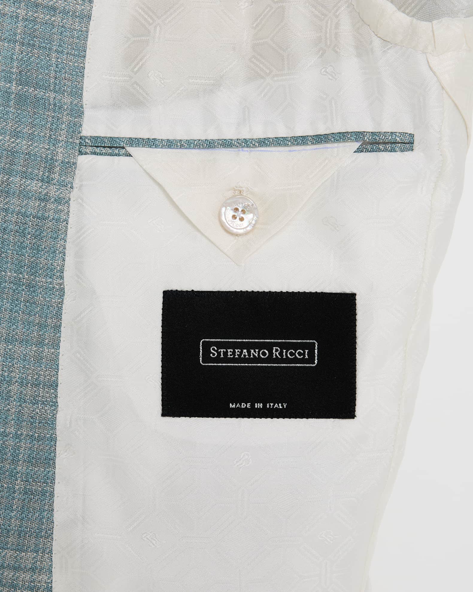 Stefano Ricci Men's Check Single-Breasted Sport Coat | Neiman Marcus