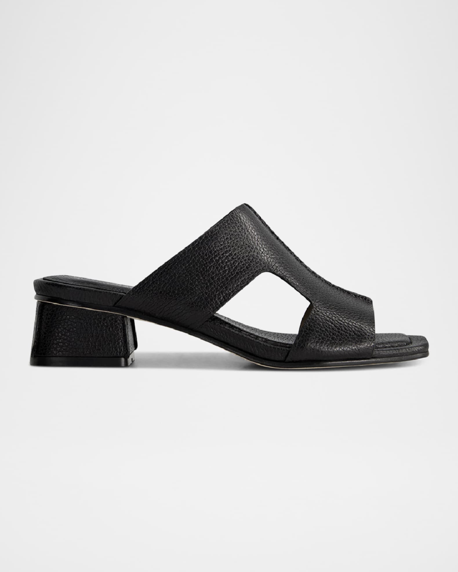 Bernardo Jewel Leather Mule Sandals | Neiman Marcus