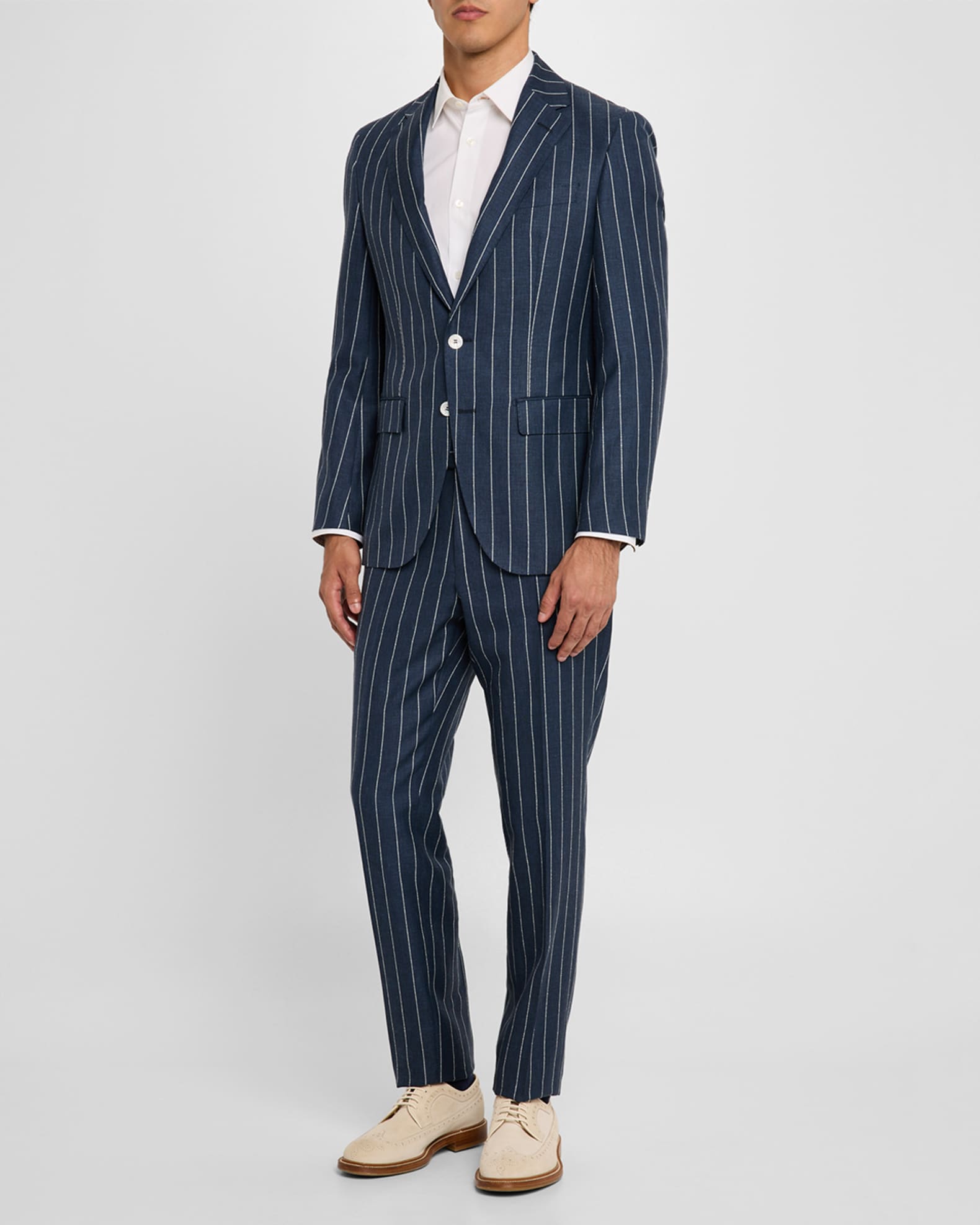 BOSS Men's Hairline Stripe Two-Piece Suit | Neiman Marcus