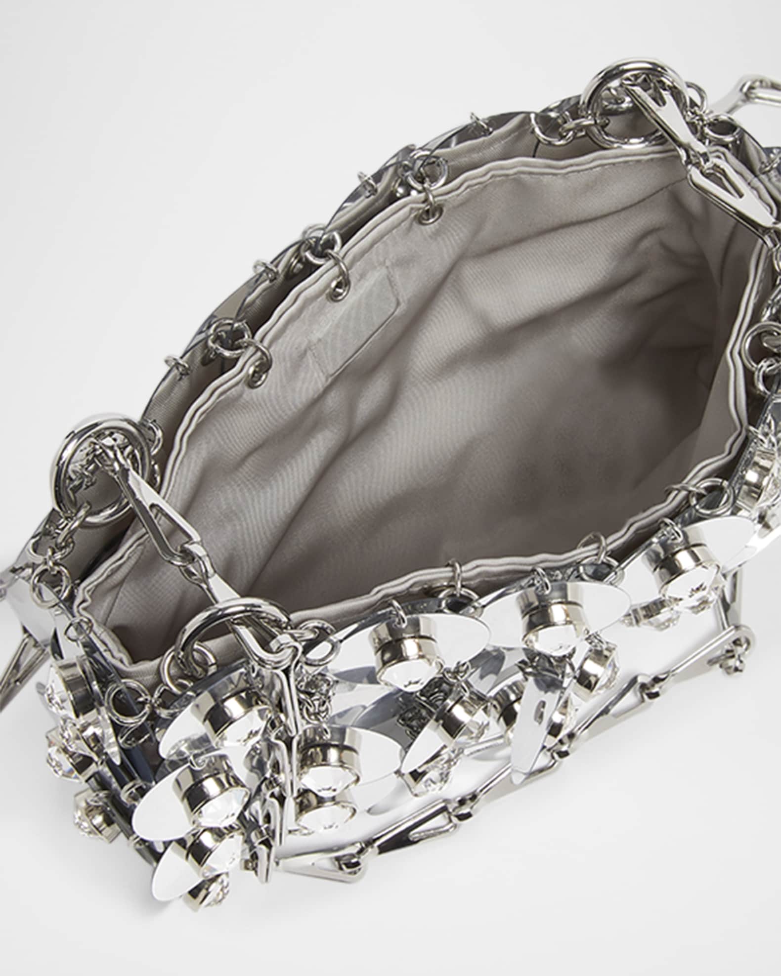 Rabanne Sac a Main Embellished Disc Shoulder Bag | Neiman Marcus