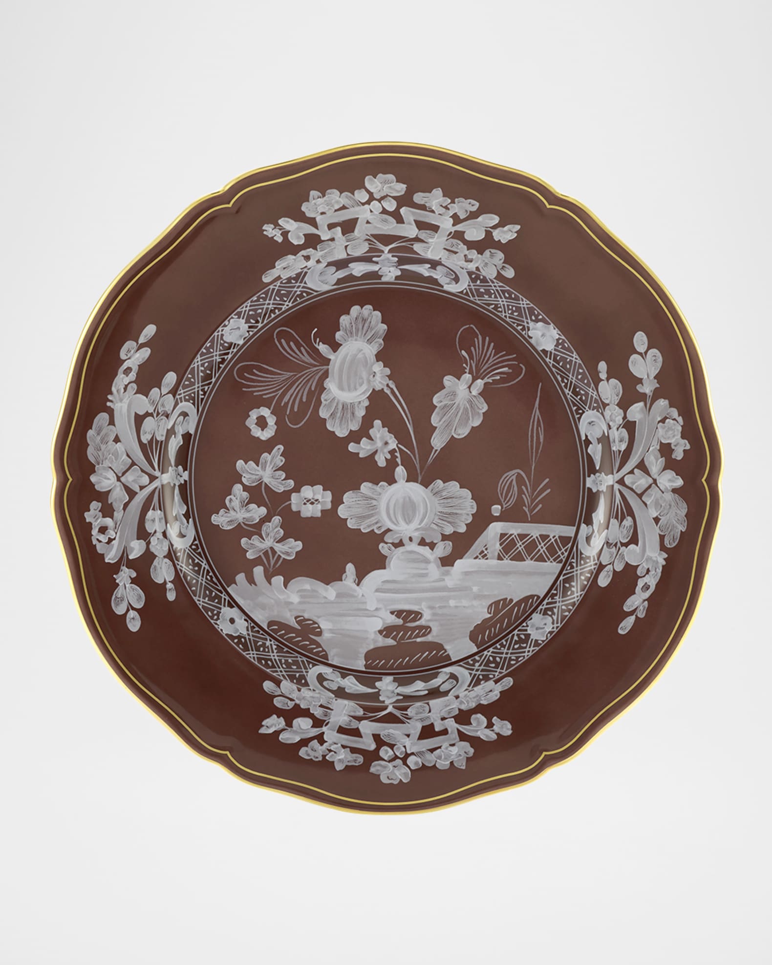 GINORI 1735 Oriente Italiano Castagna Charger Plate | Neiman Marcus