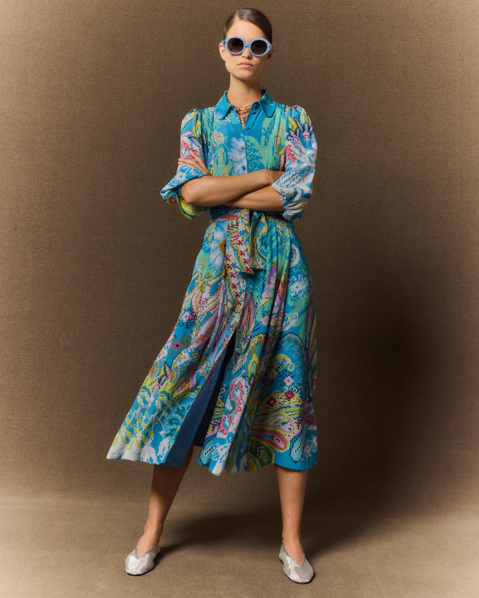 Tory Burch TY7210U Oval Sunglasses | Neiman Marcus