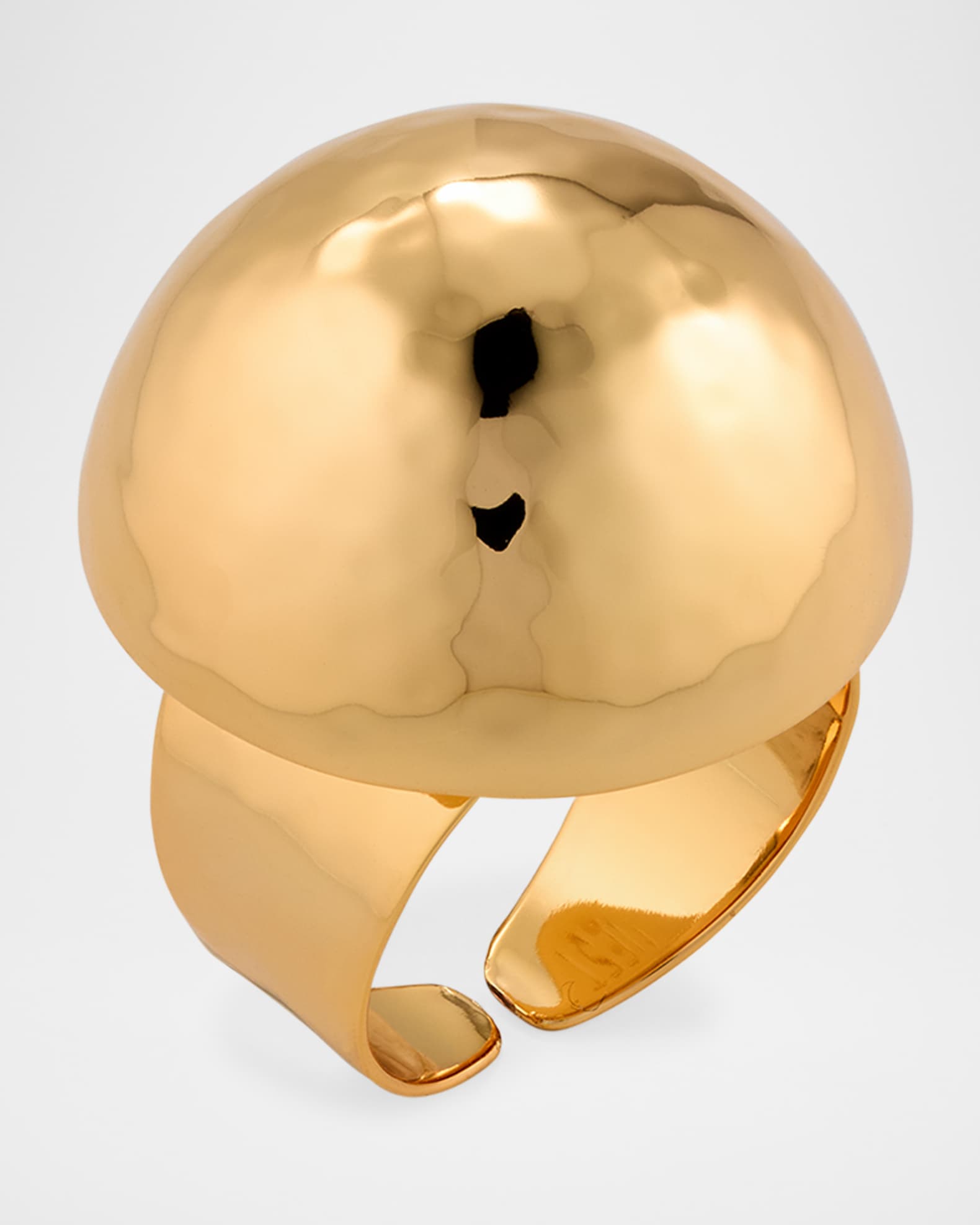 NEST Jewelry Hammered Gold Dome Adjustable Ring | Neiman Marcus