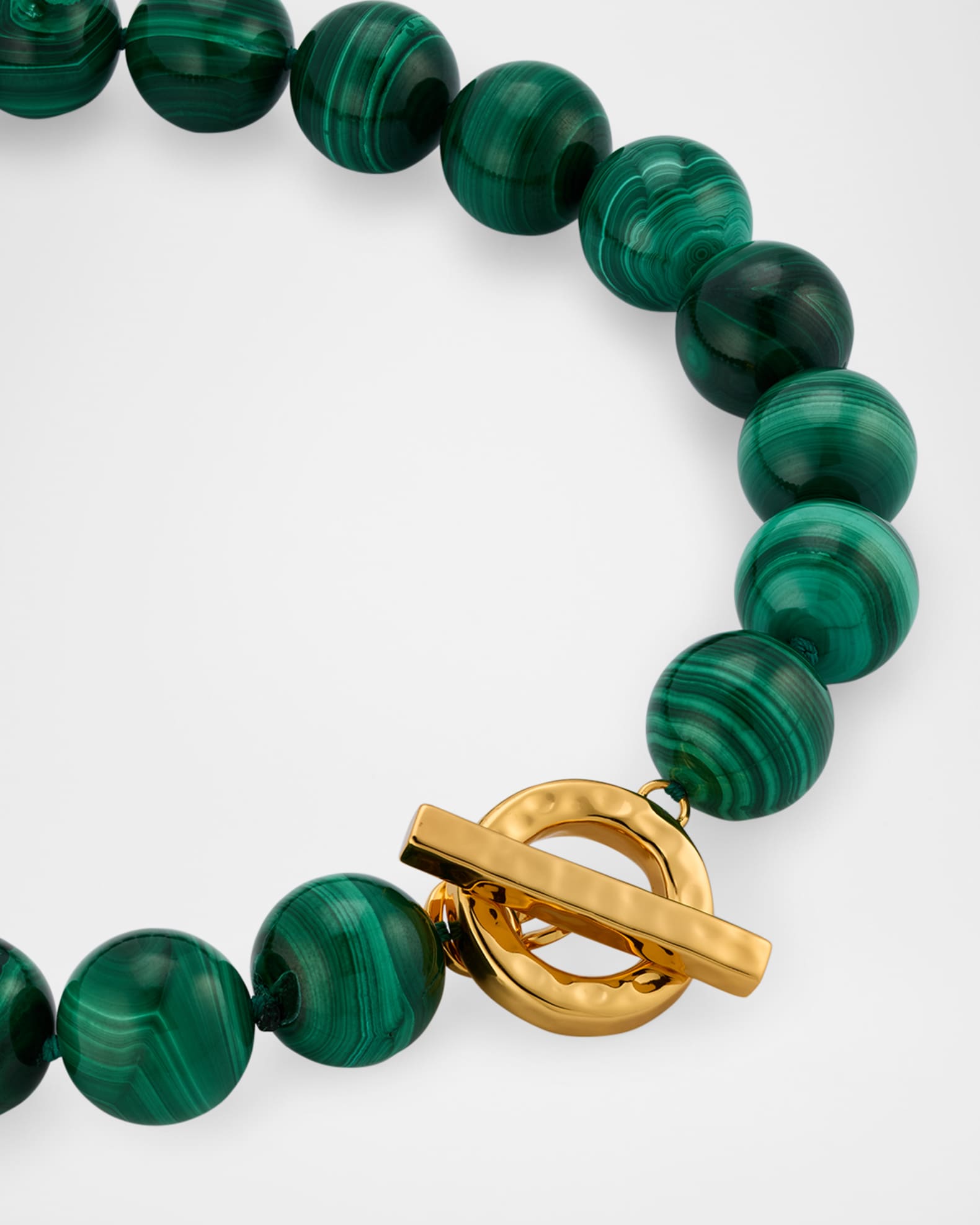 NEST Jewelry Malachite Gemstone Statement Strand Necklace | Neiman Marcus