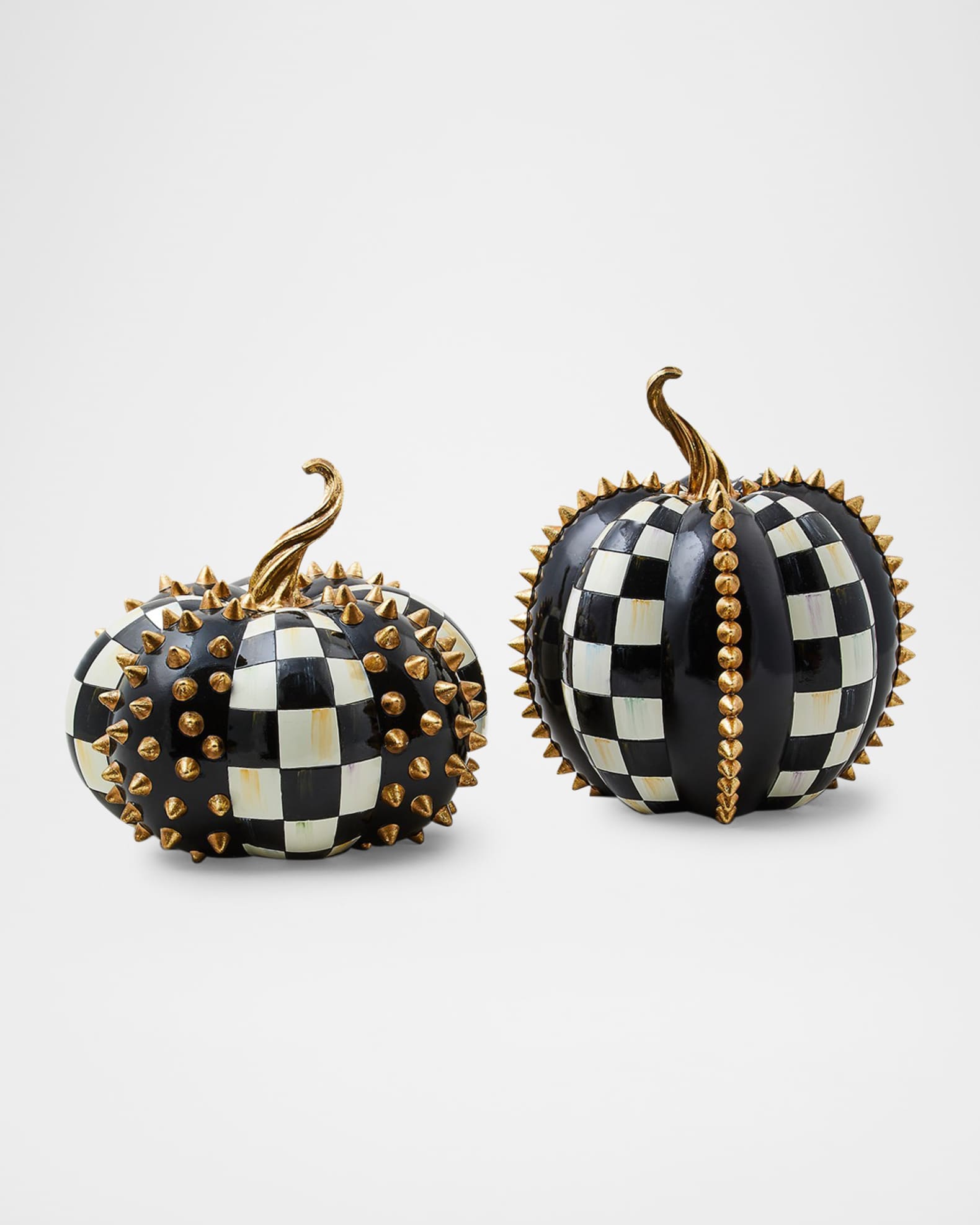 Courtly Check Gold-Tone Spikes Pumpkin Collection | Neiman Marcus