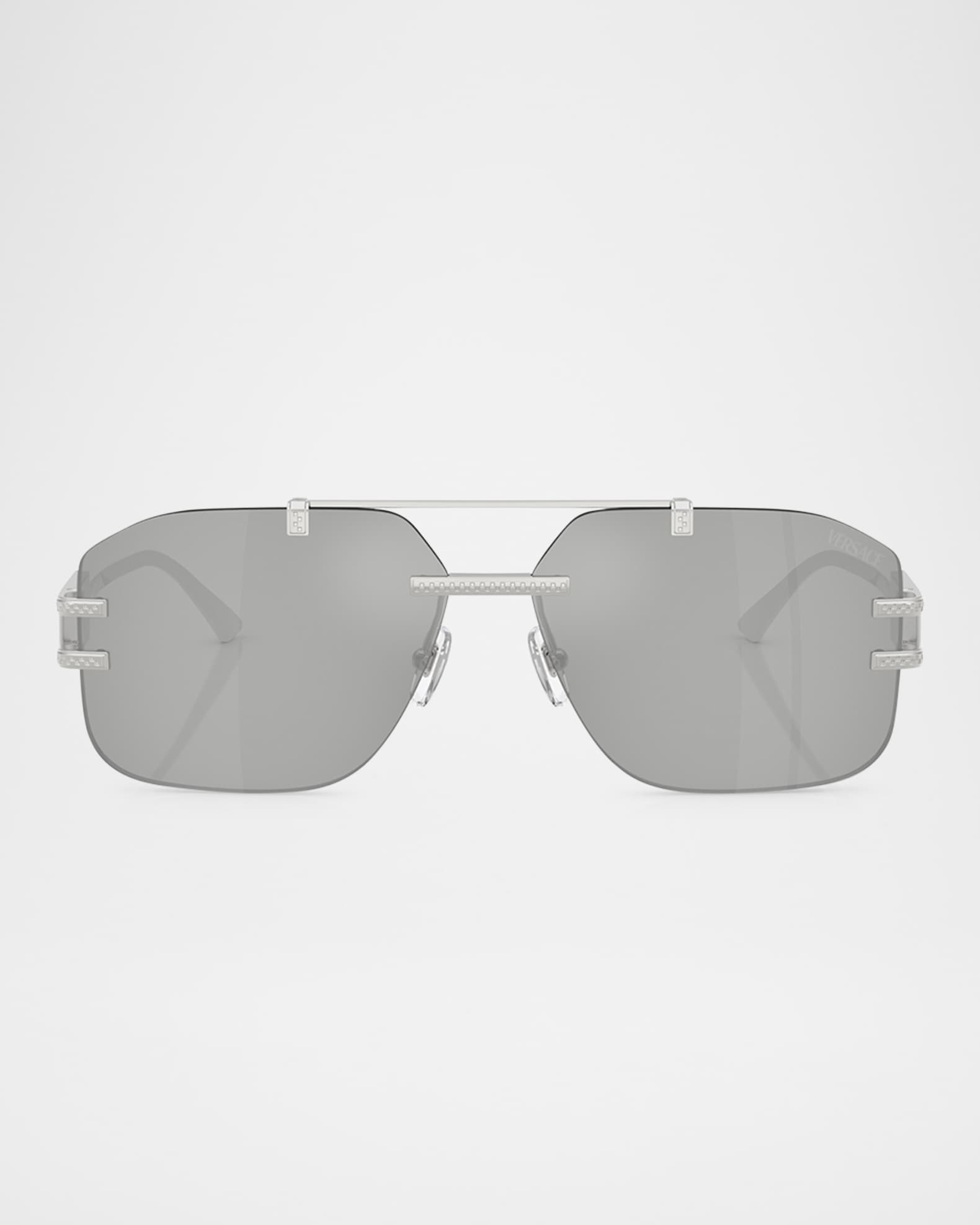 Versace Men's VE2275 Rectangular Sunglasses | Neiman Marcus