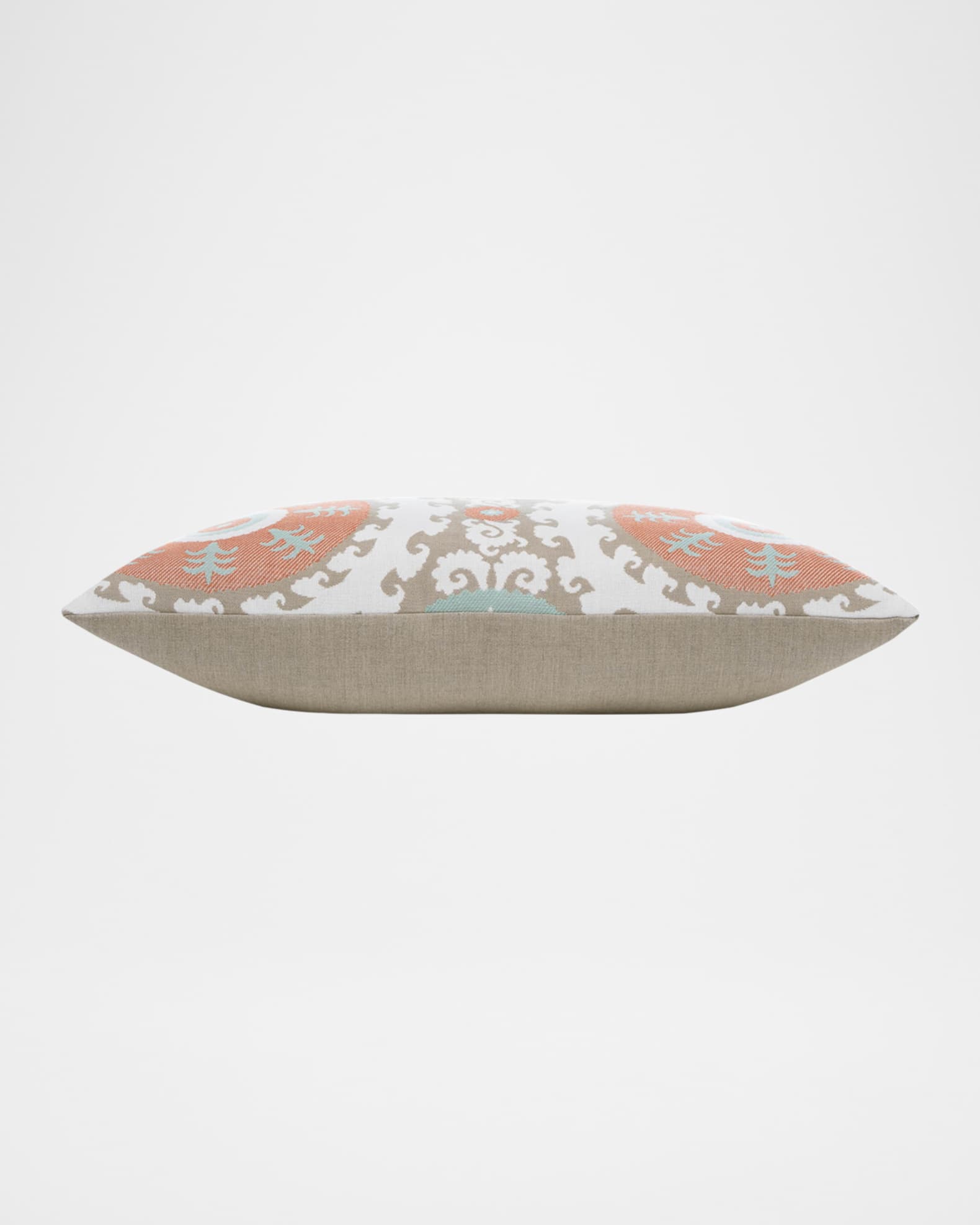 Elaine Smith Suzani Oasis Indoor/Outdoor Pillow, 22" Square | Neiman Marcus